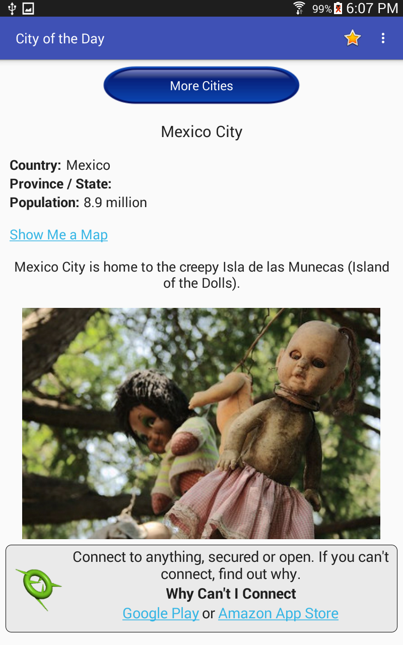 City of the Day - App on Amazon Appstore