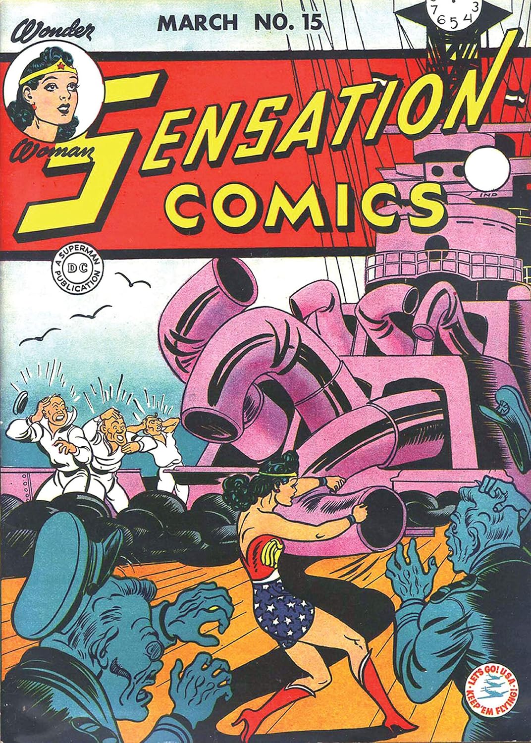 Amazon.com: Sensation Comics (1942-1952) #15 eBook : Udall, Ted ...