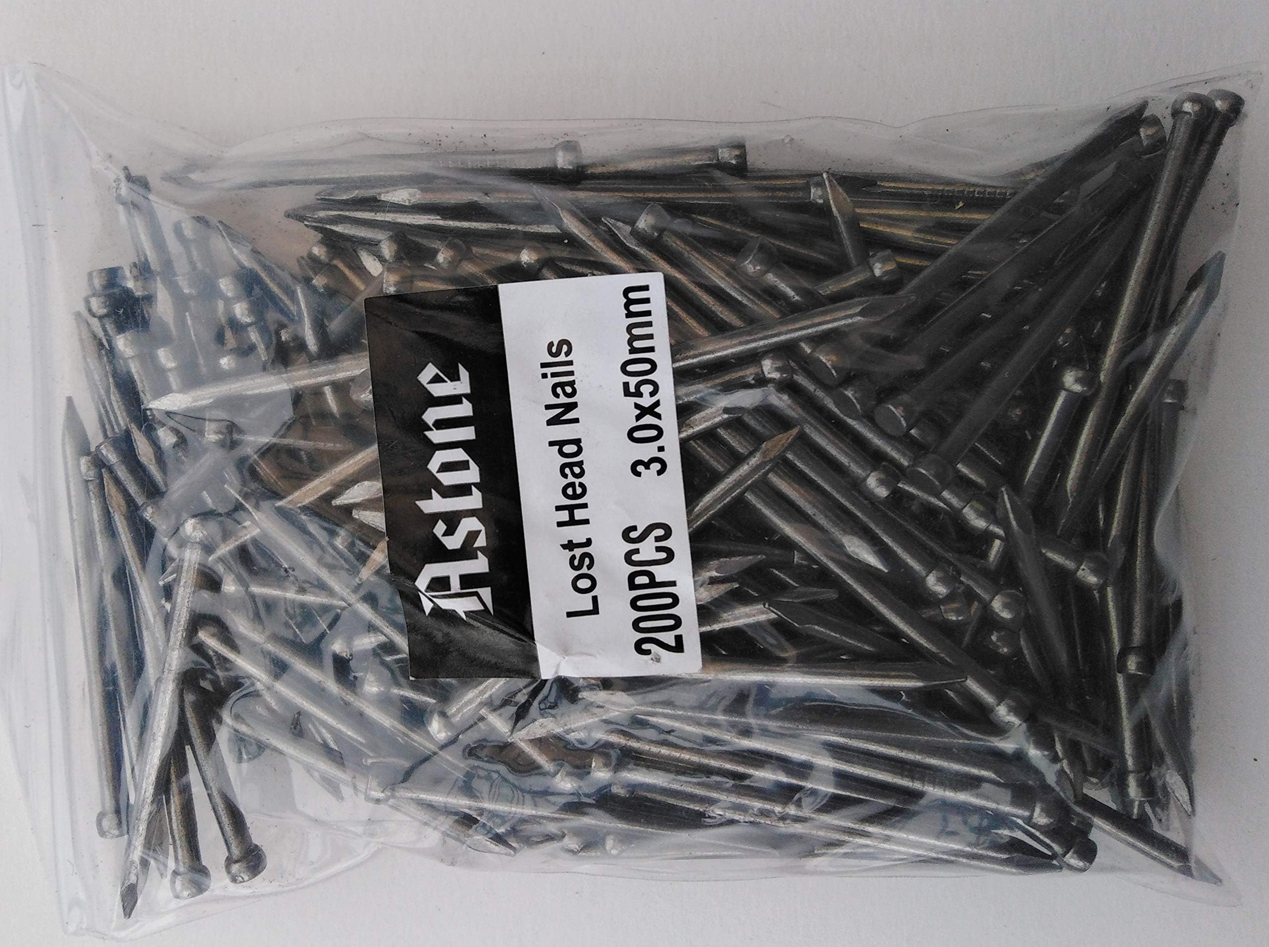 ForgeFix Lost Head Nails | 3.00 x 50mm | Bright | Bag 500gm : Amazon.co ...