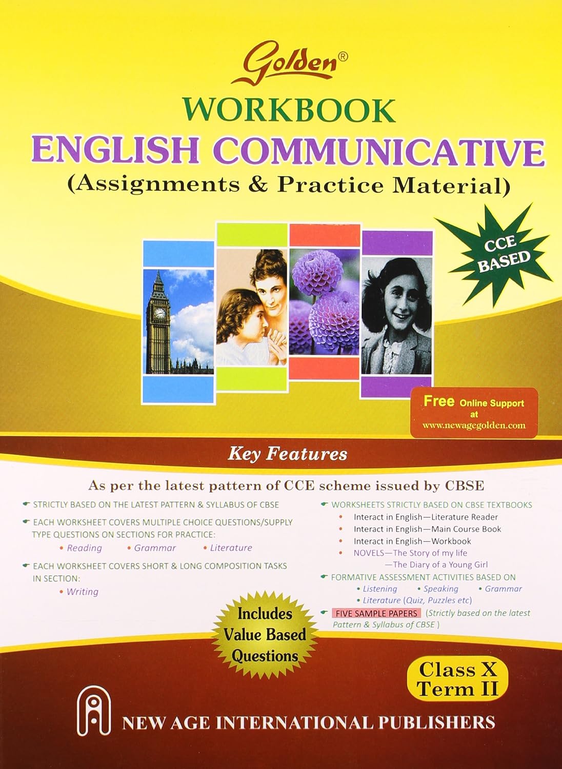 Golden Workbook English Communicative - X Term - II: Assignments and ...
