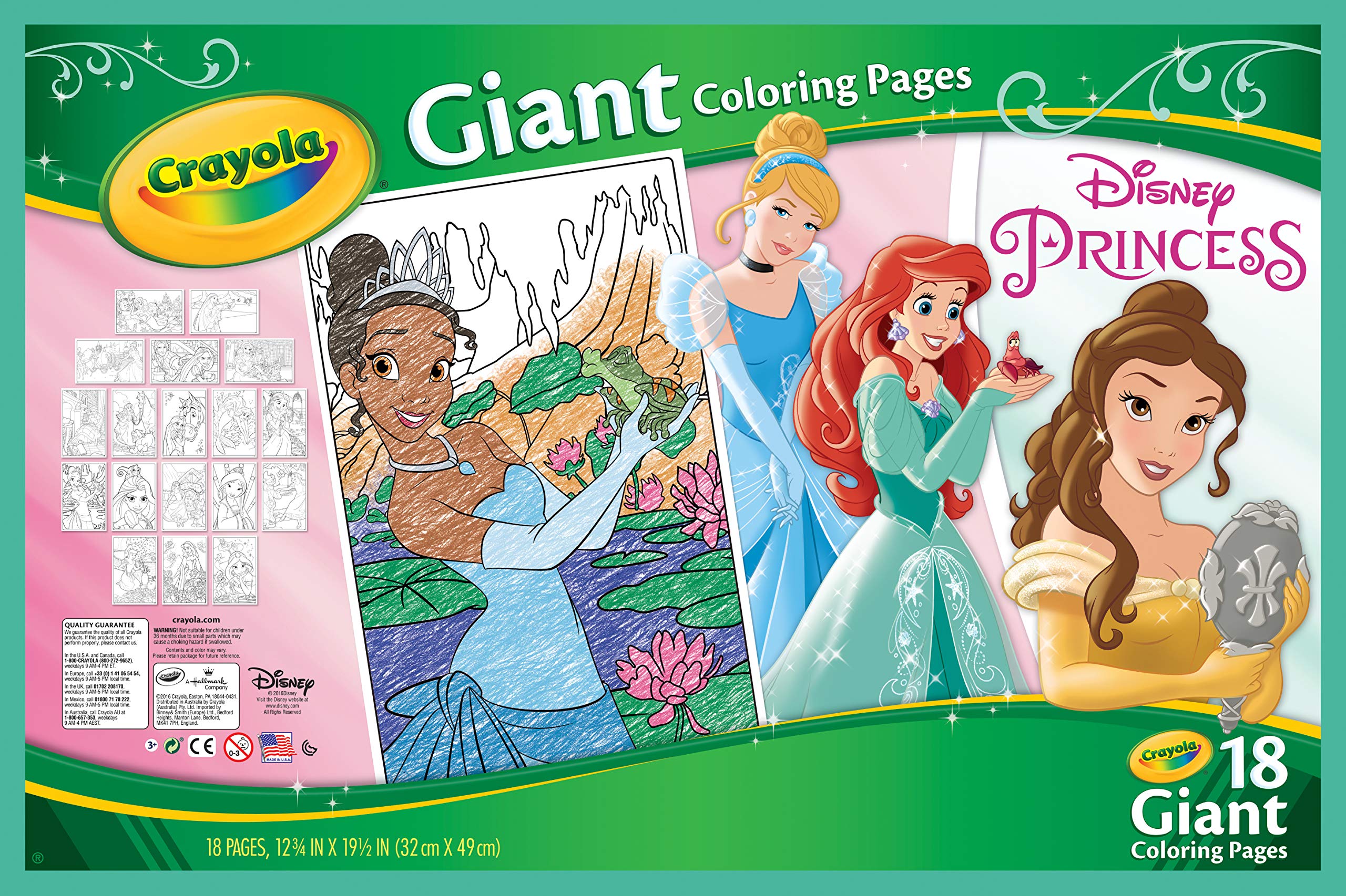 Crayola Disney Giant Colouring Pages Princess: Buy Online in INDIA at ...