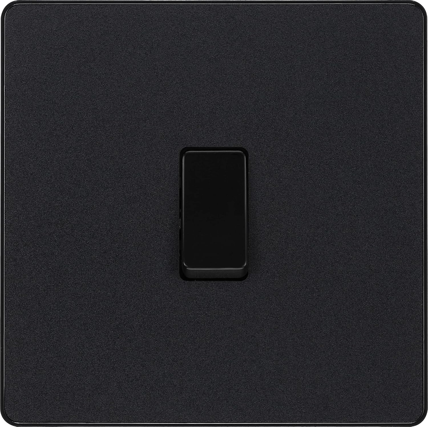 BG Electrical Evolve Single Intermediate Light Switch, 20A, Matt Black ...