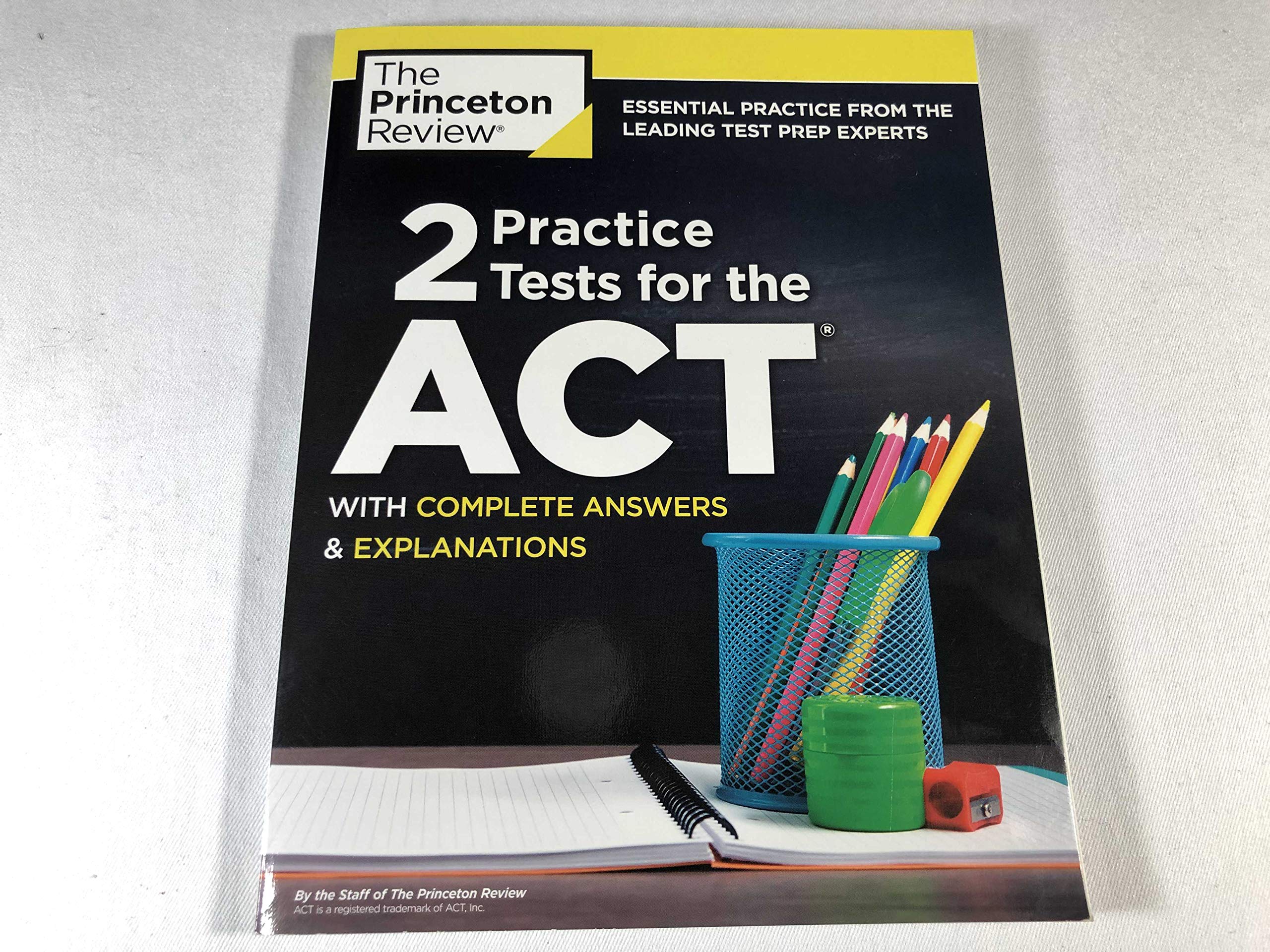 The Princeton Review ACT Practice Test Book Complete Answers ...
