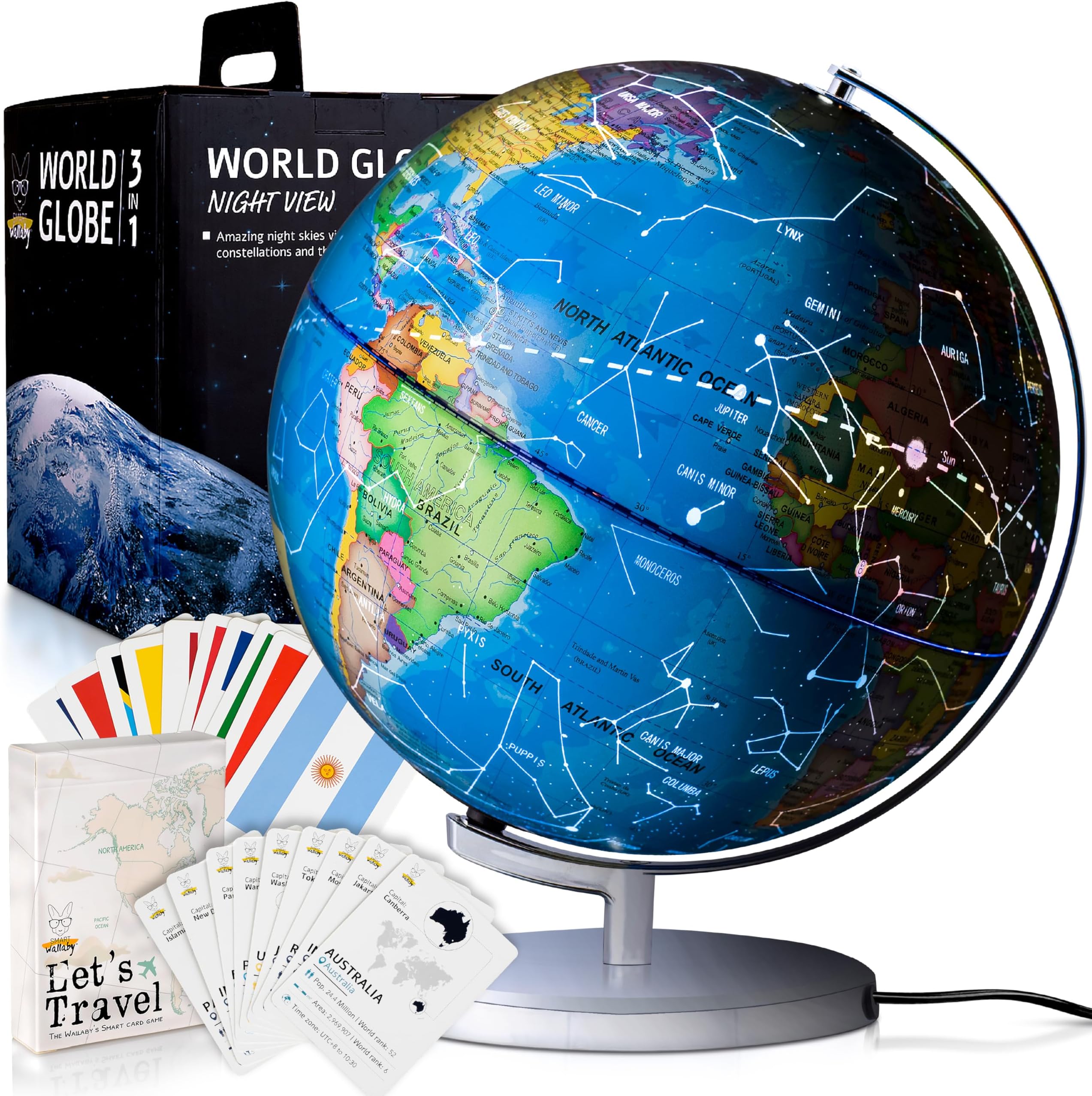 Amazon.com: Oregon Scientific Smart Globe Adventure SG268R ...