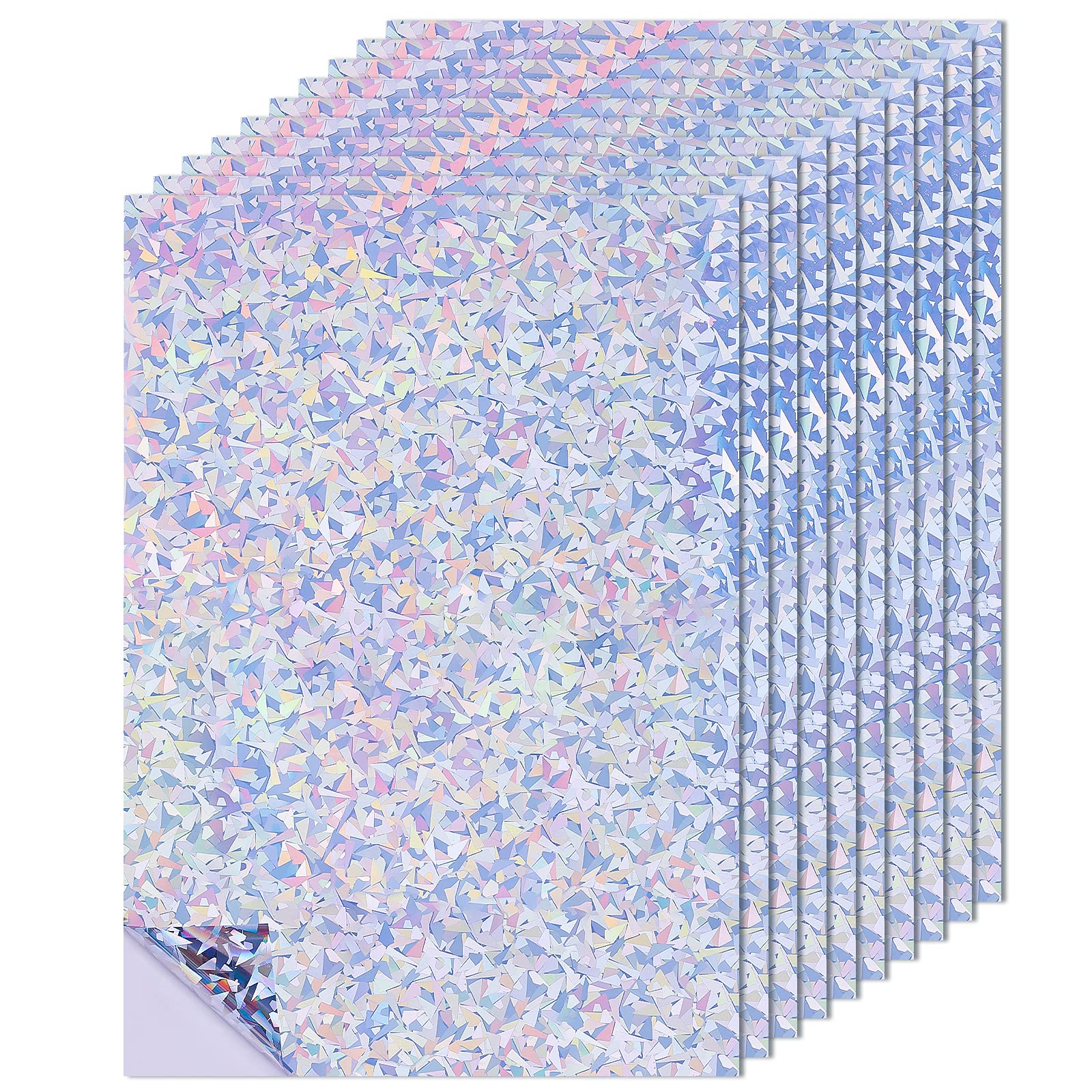 Buy SAVITA 10 Sheets Holographic Sticker Paper Holographic Printable ...