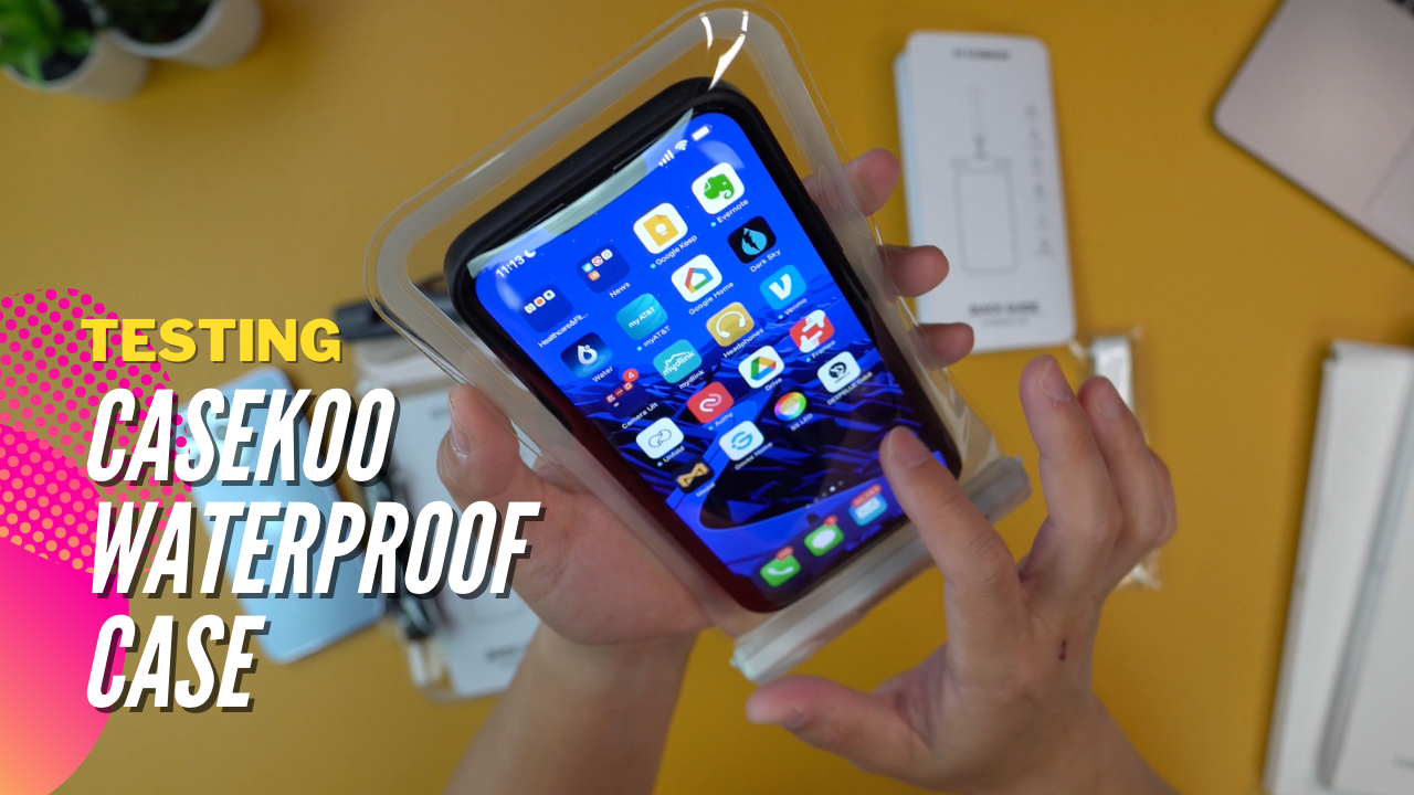 Watch USABLE TOUCH SCREEN! CASEKOO Waterproof Phone Pouch on Amazon Live