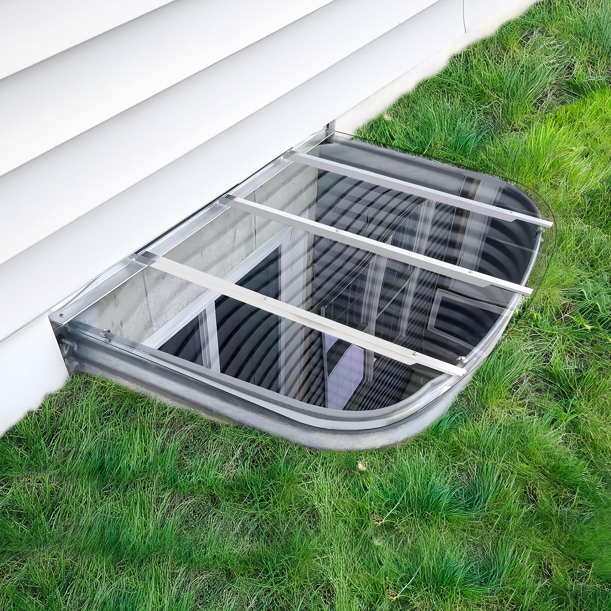 Amazon.com : Window Well Cover, Heavy-Duty Polycarbonate ‘Escape ...