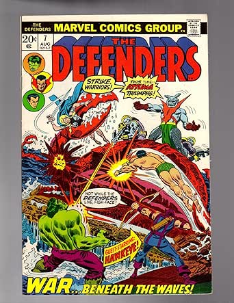 Amazon.com: DEFENDERS 7 FINE MINUS August 1973 : Collectibles & Fine Art