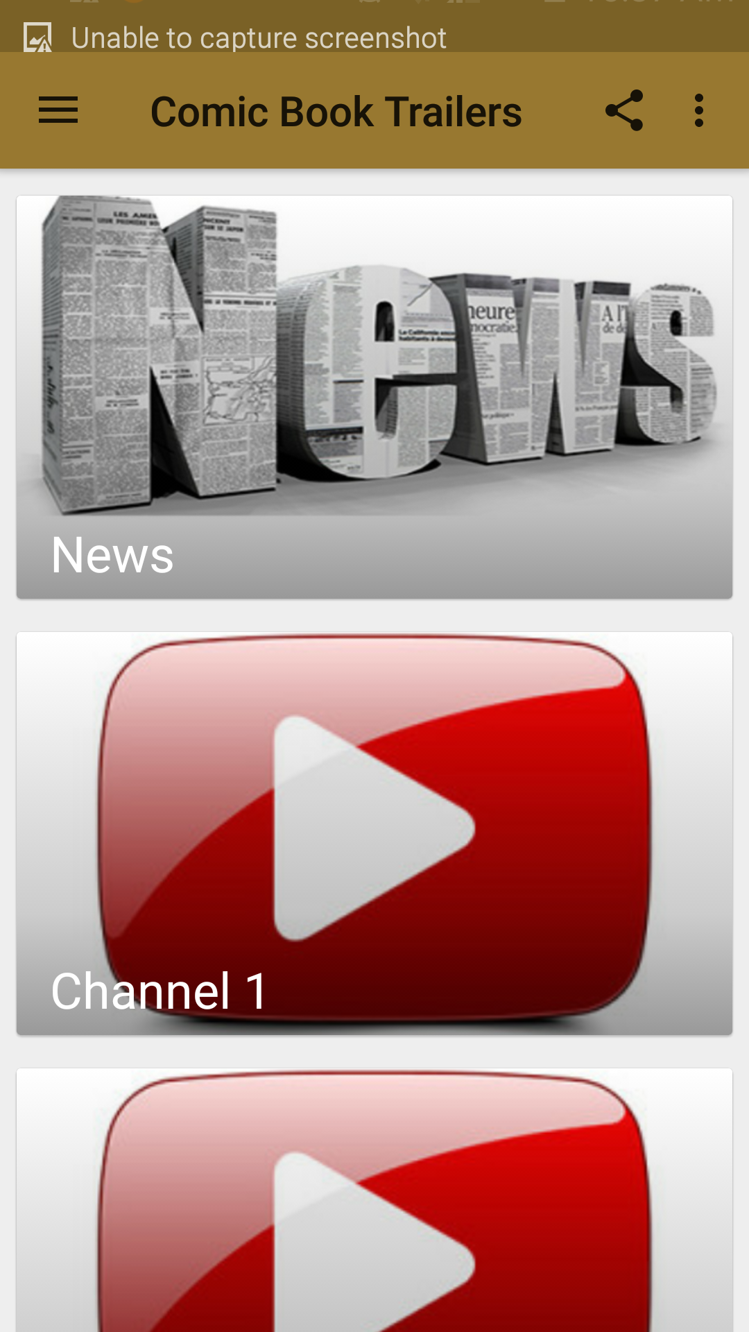 Comic Book Trailers App - App on Amazon Appstore