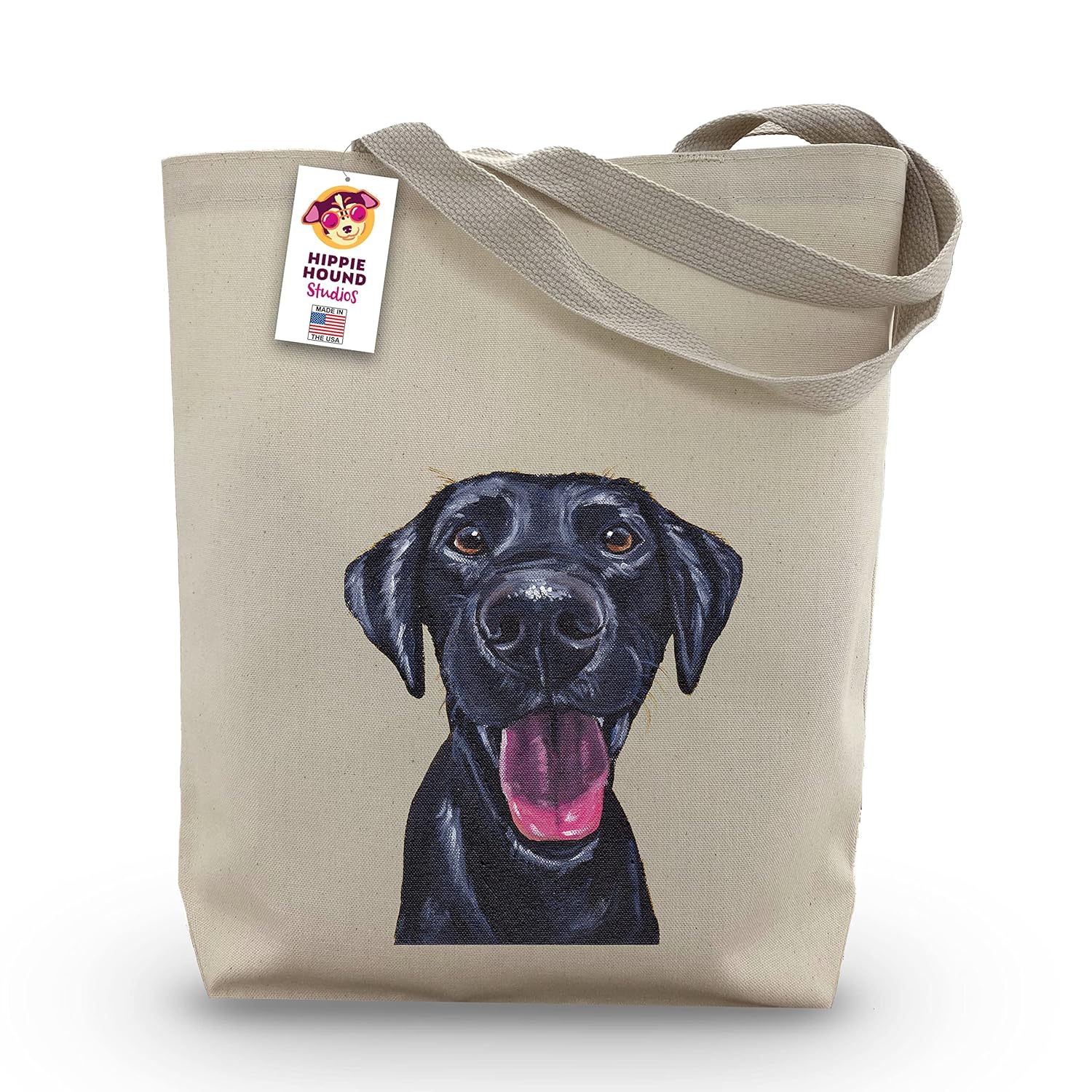 Amazon.com: Black Lab Tote Bag - Labrador Tote bag -Black Lab Gifts ...