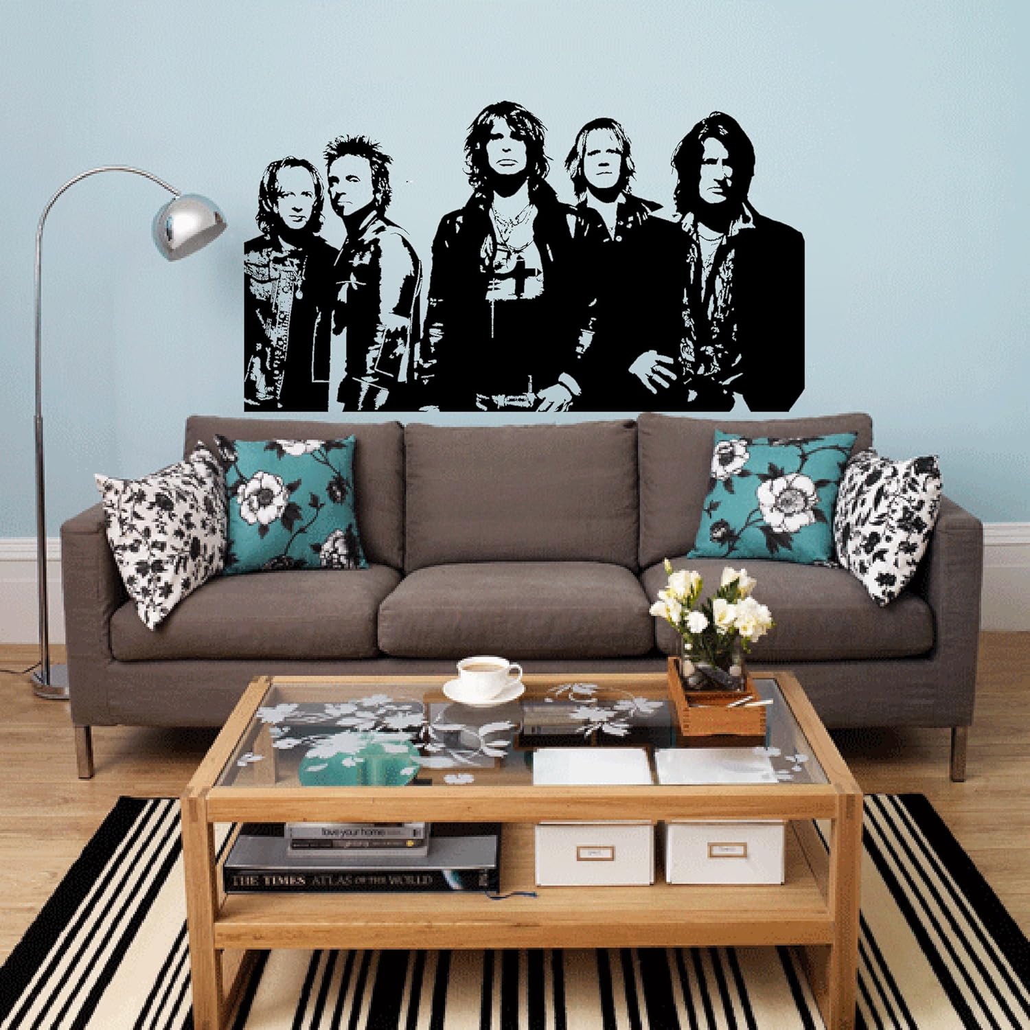 Aerosmith Wall Art Sticker Rock Band Decal Music Vinyl Mural WA693 ...