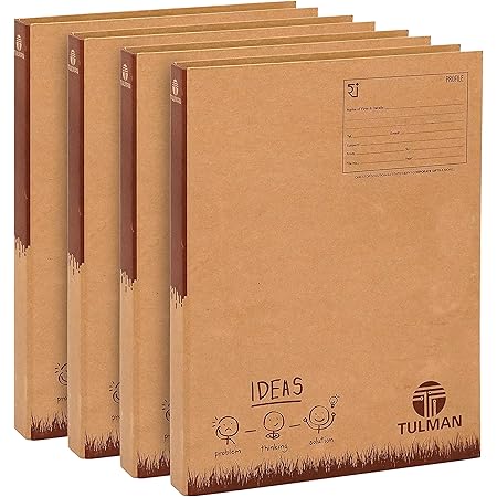 MSM File Executive 4 Flap Folder Four fold tapal pad File- Pack of 6 ...