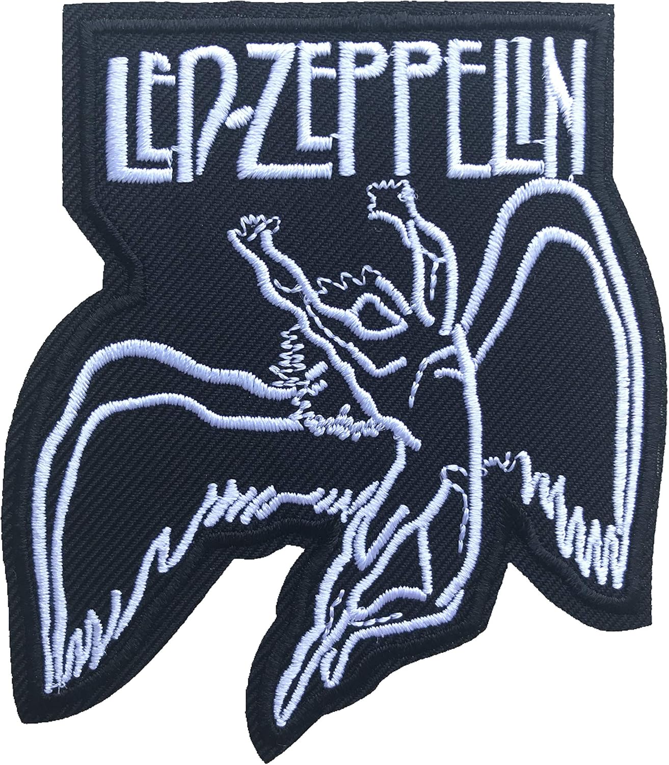 Amazon.com: Led-Zeppelin patches 8.2x9 cm Iron on Patch / Embroidered ...
