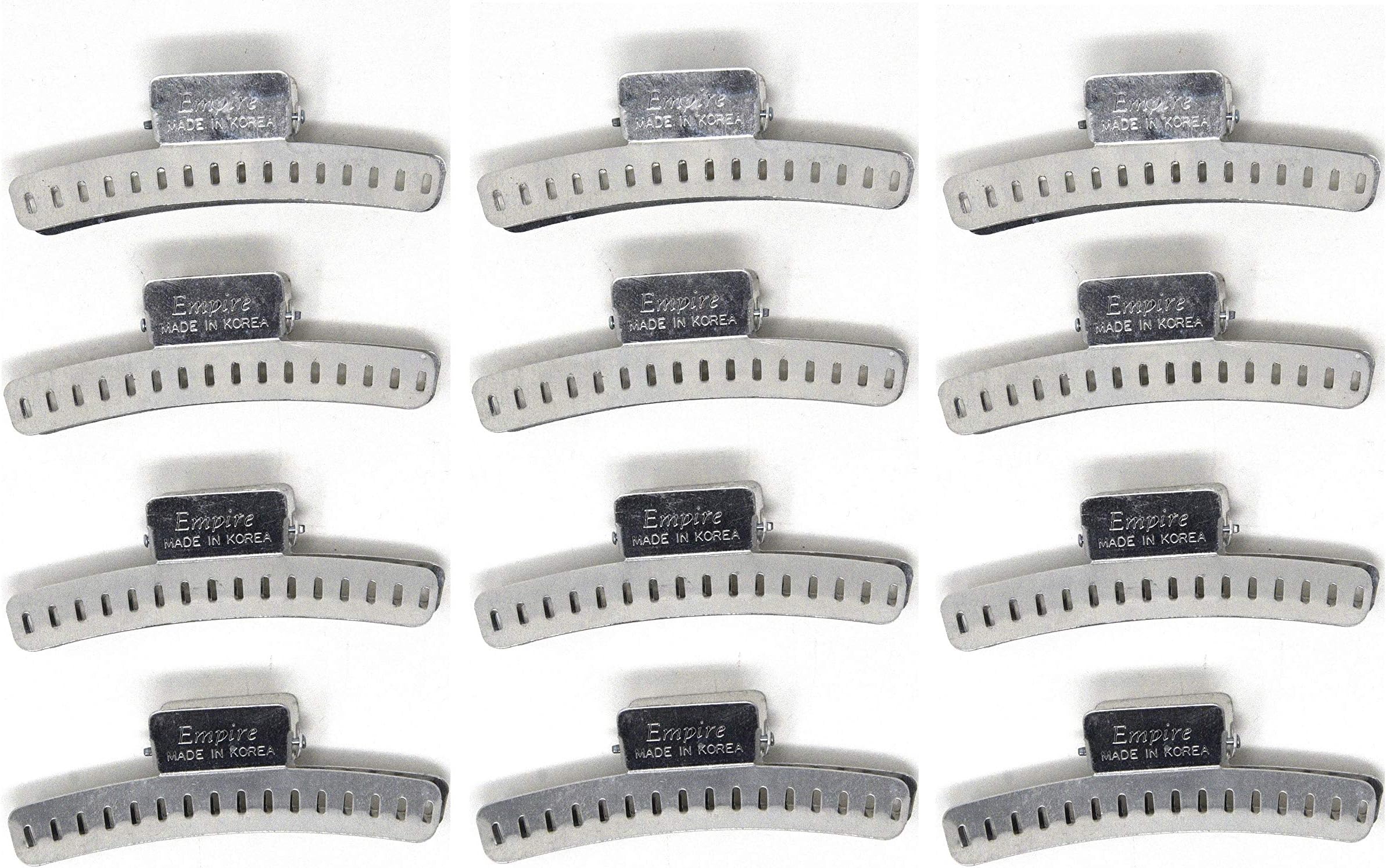 Amazon.com : Aplus 3" Metal Wave Clamps Aluminum Hair Wave Clip (12 ...