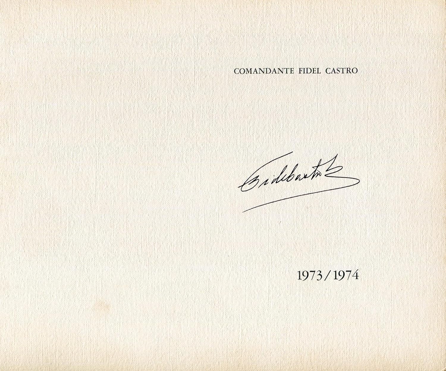 Amazon.com: CUBAN COMMUNIST REVOLUTIONARY Fidel Castro autograph ...