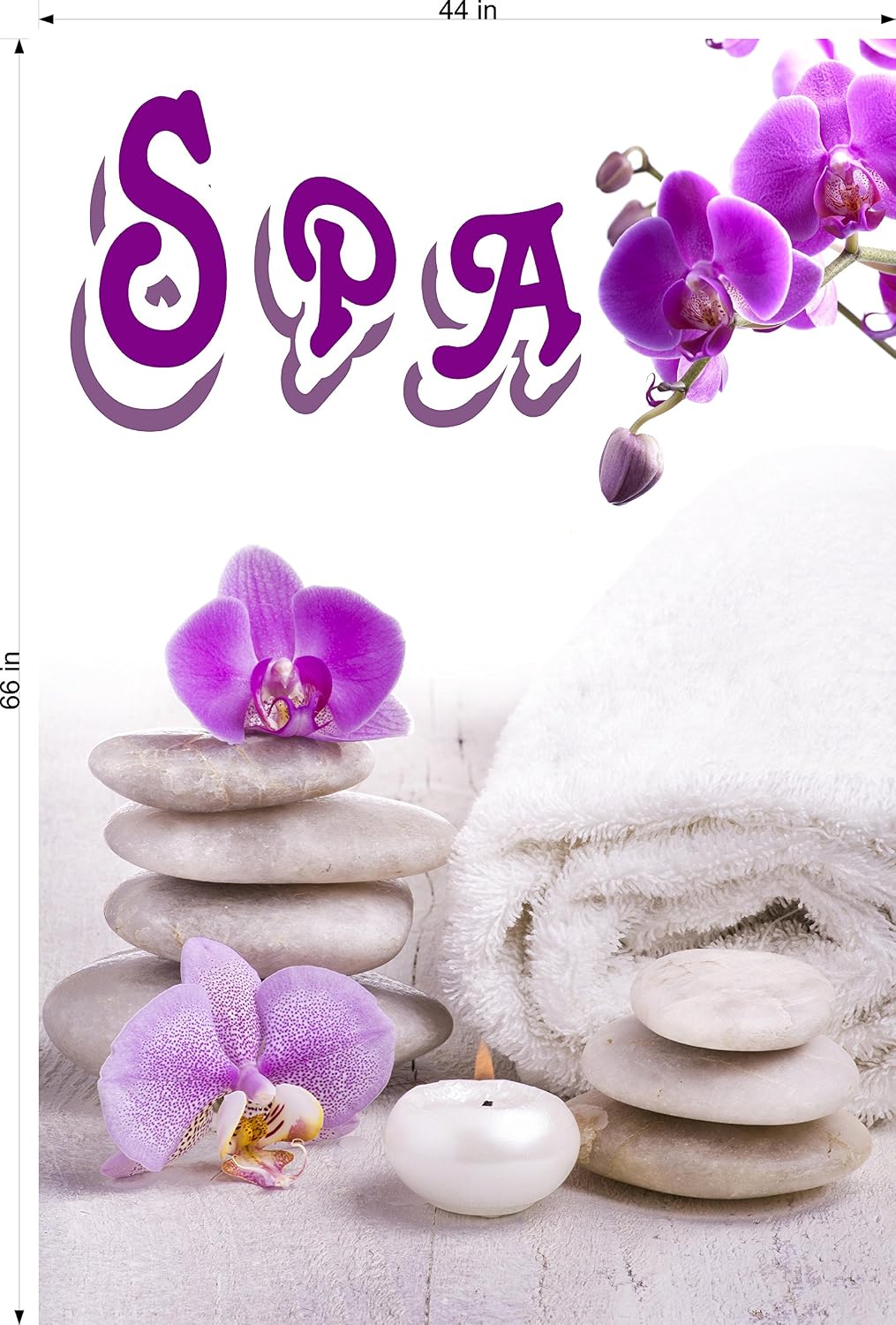 Spa II Perforated See-Through Line Pattern Polypropylene Window Film ...