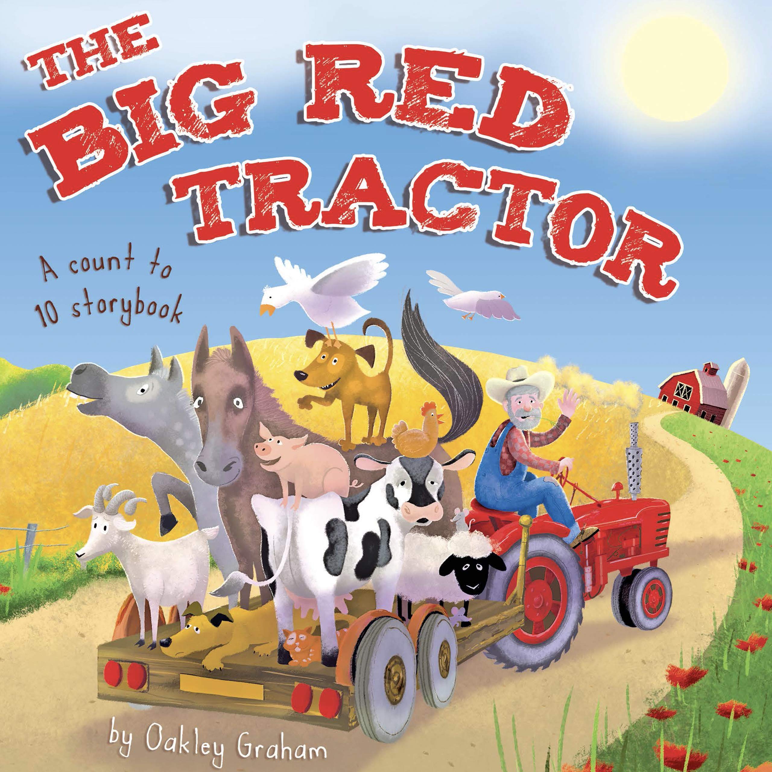 The Big Red Tractor - Little Hippo Books - Children's Padded Board Book ...