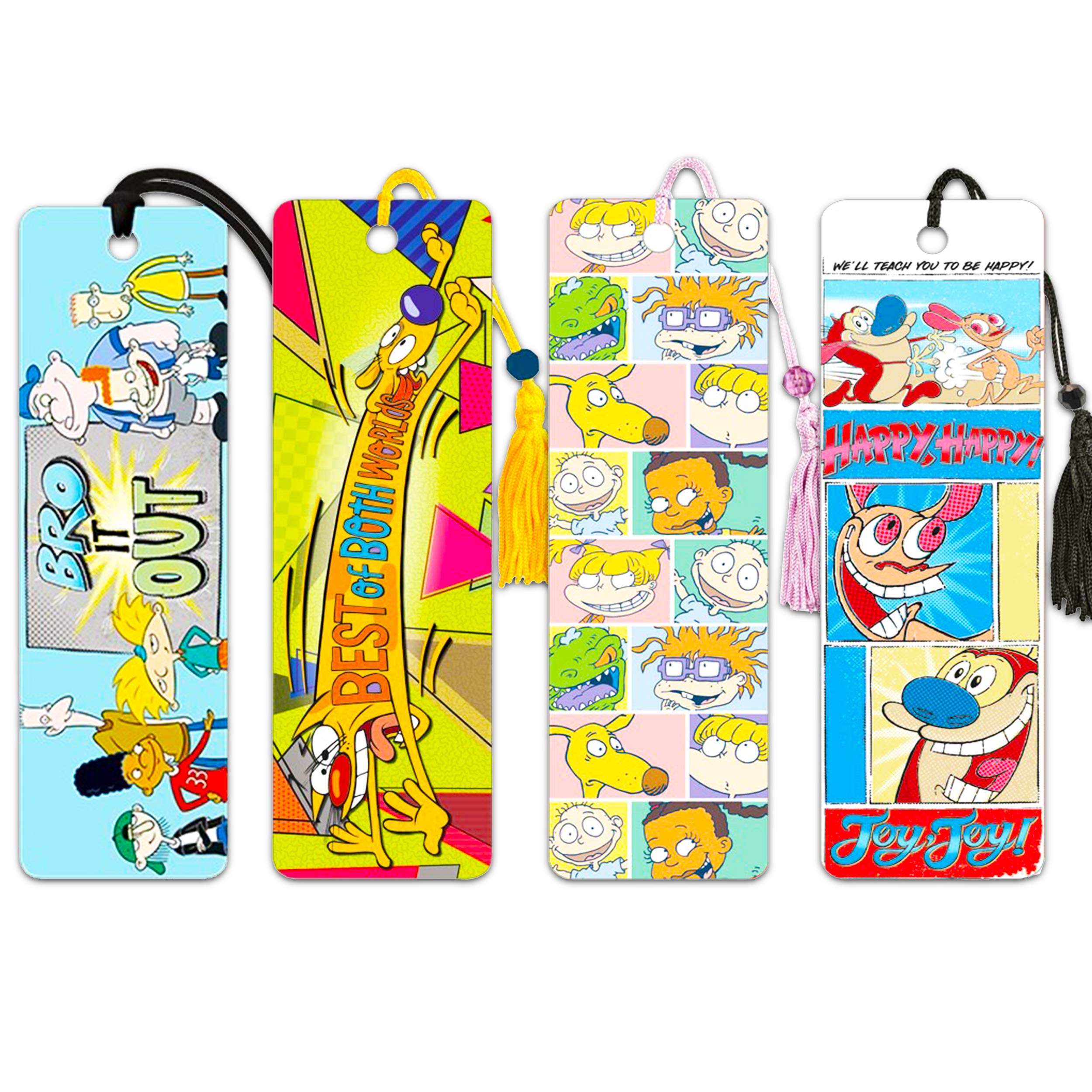Buy Nickelodeon Nicktoons Bookmark Bundle Retro Nickelodeon Merchandise ...