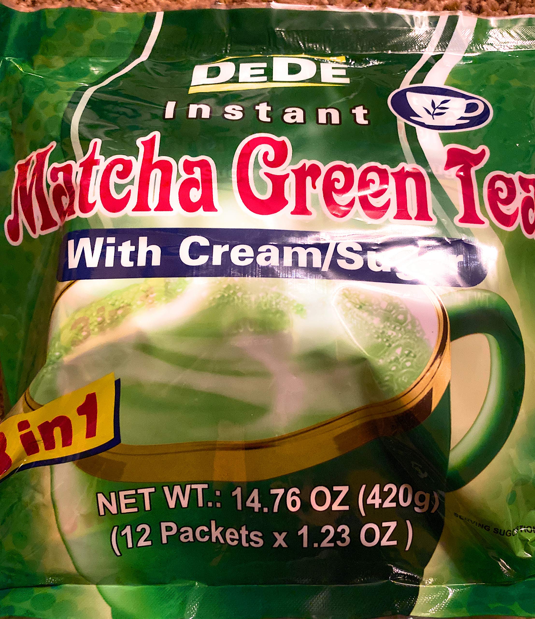 Amazon.com: Dede Instant Macha Green Tea with cream and sugar : Grocery ...