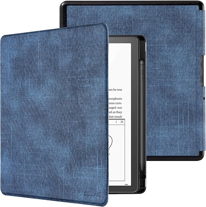 Amazon.com: CoBak Case for Kindle Scribe - All New PU Leather Cover ...