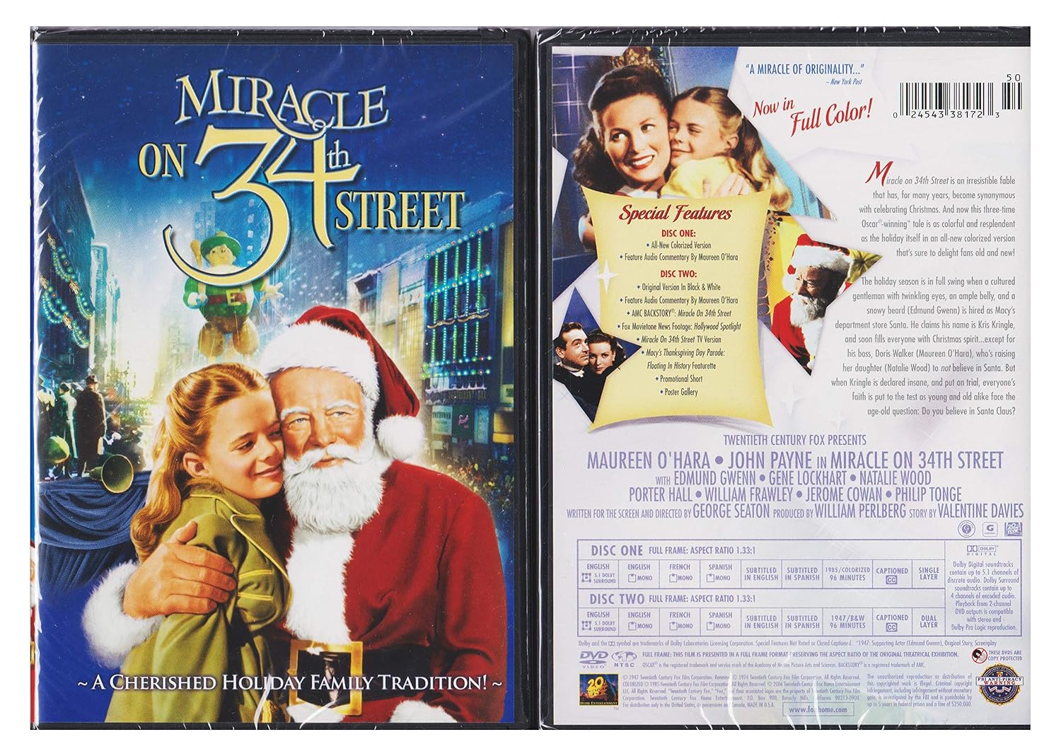 Amazon.com: Miracle on 34th Street : Edmund Gwenn, Maureen O'Hara, John ...
