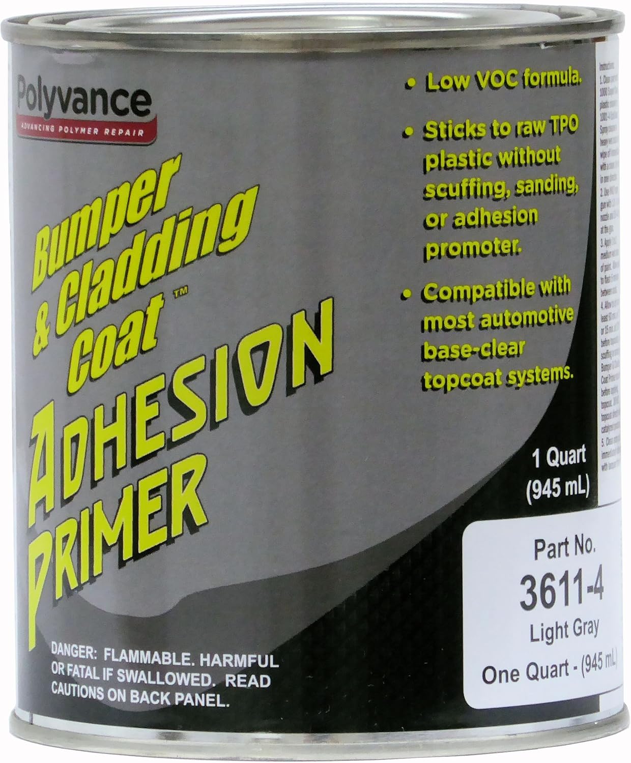 Amazon.com: Polyvance Bumper and Cladding Adhesion Primer, Low VOC ...
