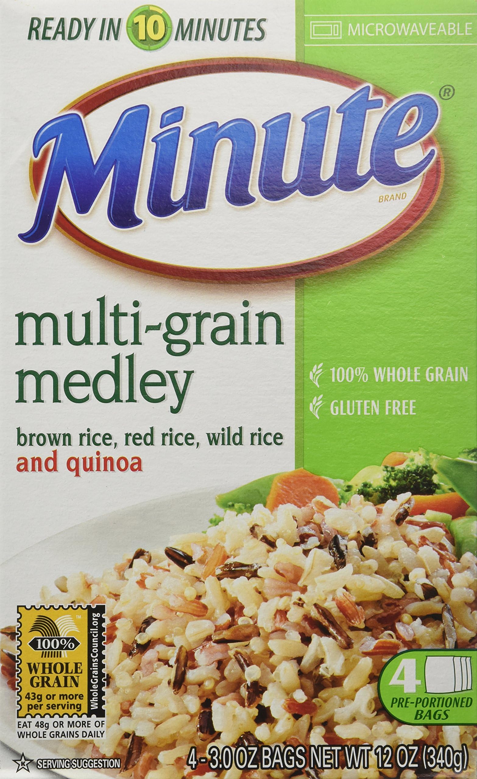 Amazon.com: Minute Brown Rice, Instant Brown Rice for Quick Meals, 14 ...