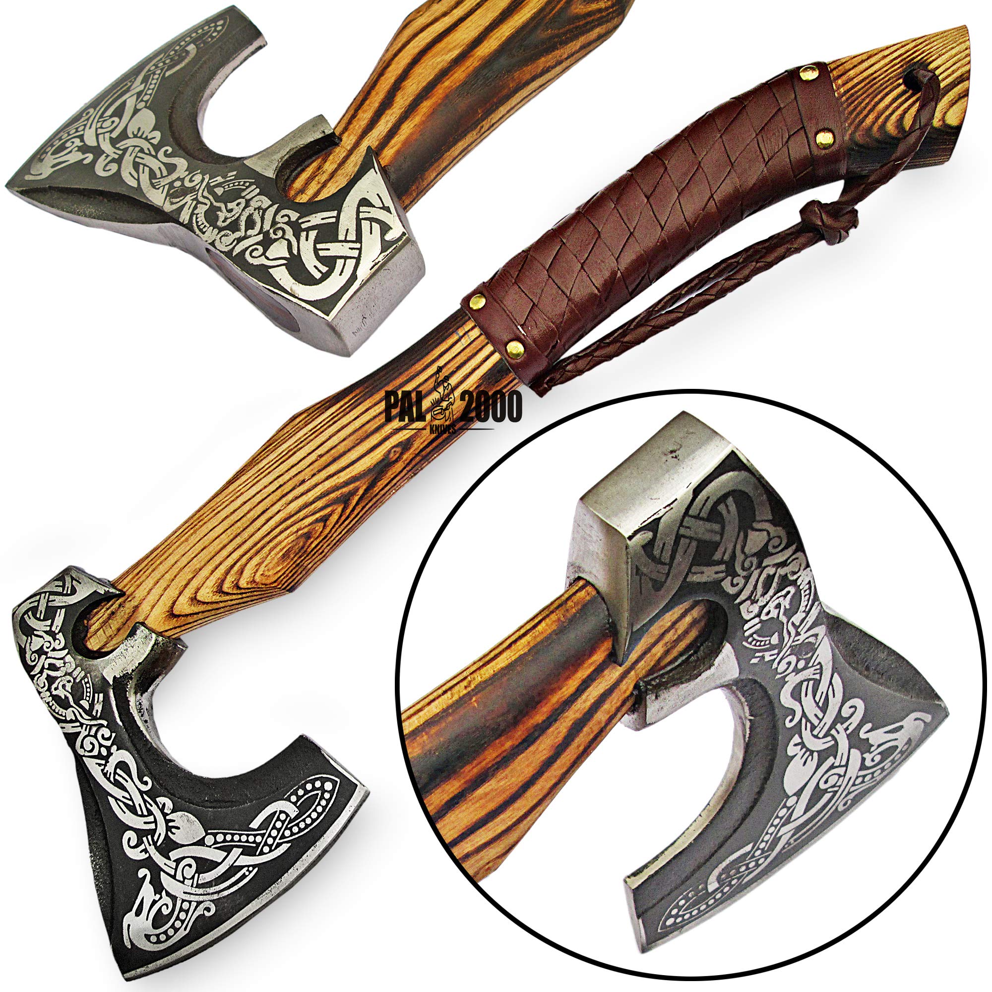 Buy Axe - Custom Handmade Stainless Steel Viking Axe, Gorgeous - Solid Wood Handle - Ax (9897 ...