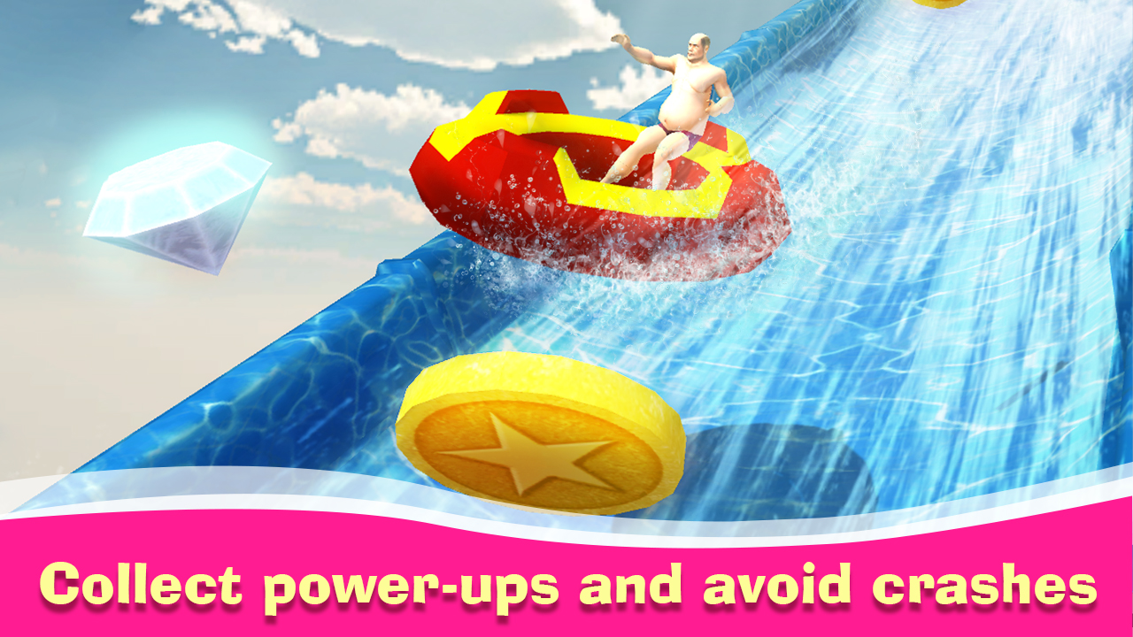 Water Park Slide: Uphill Rush | Extreme Water Slide Amusement Park ...