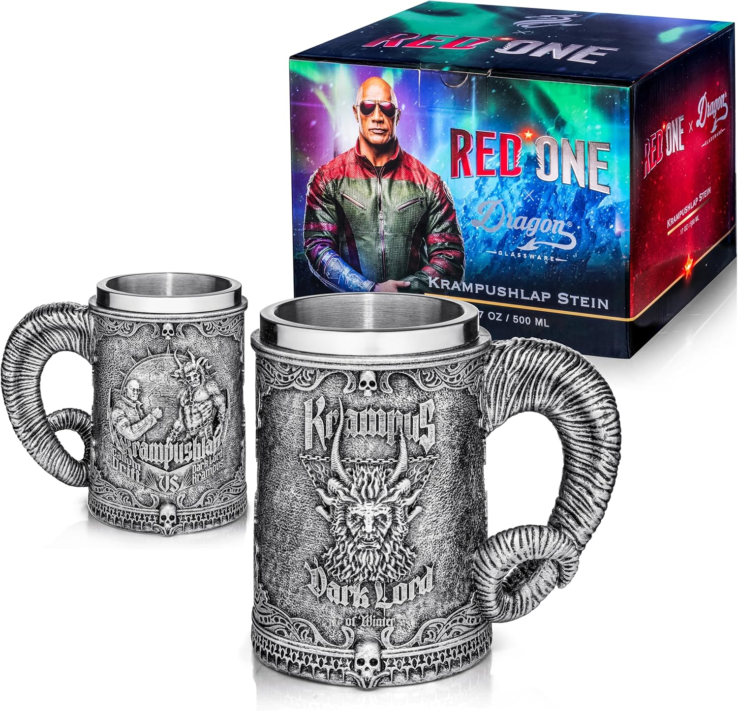 Amazon.com | Dragon Glassware x Red One Krampus Stein - Official ...