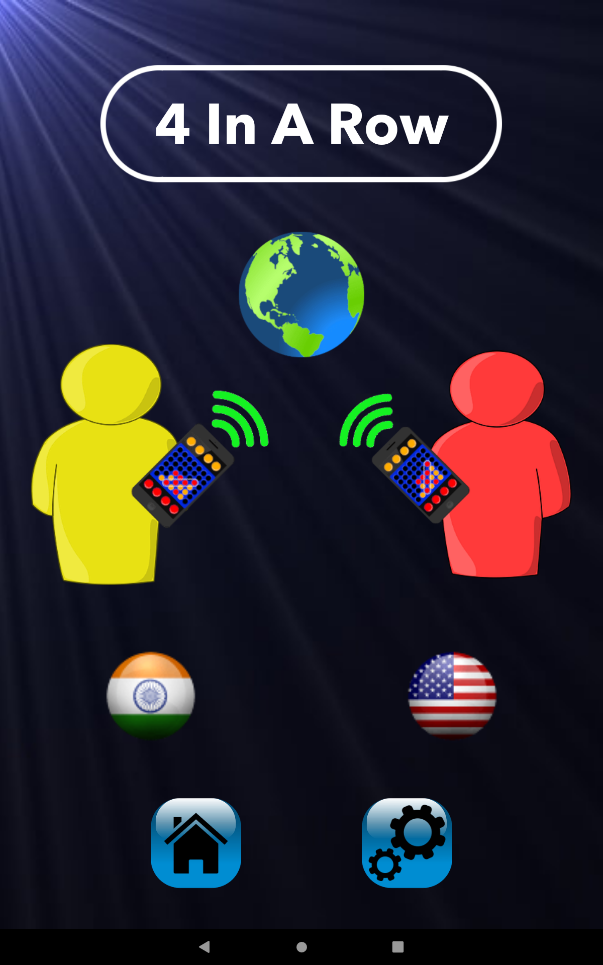 4 In A Row - 2 Player Strategy Board Game - Multiplayer Connect - App ...