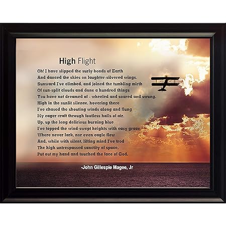 Amazon.com: John Gillespie Magee, Jr High Flight Poster, Print, Picture ...