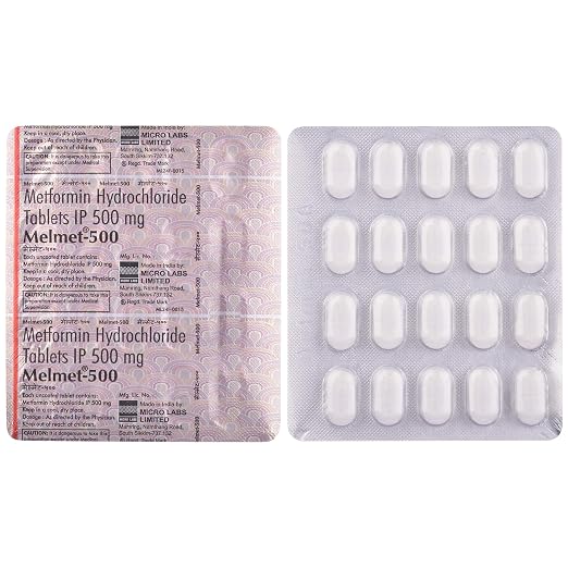 Melmet 500 - Strip of 20 Tablets : Amazon.in: Fashion