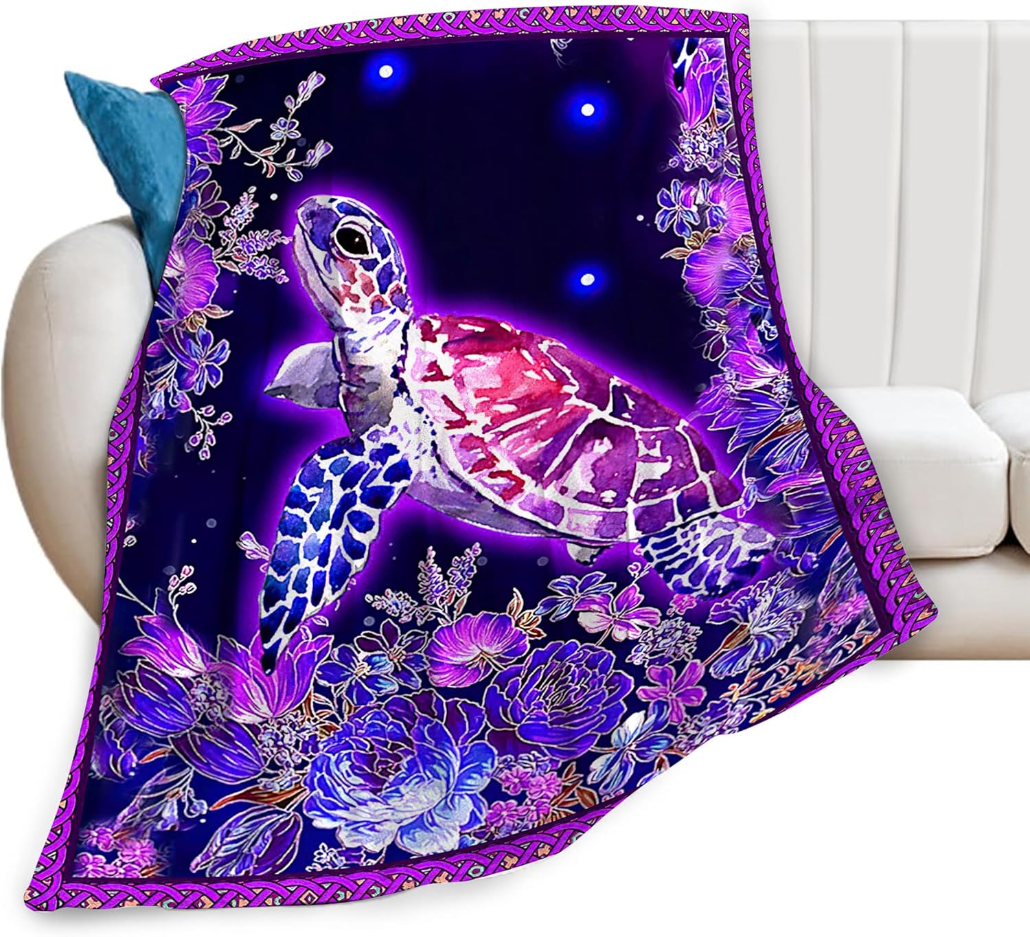 Amazon.com: Sea Turtle Blanket Sea Turtle Gifts for Girls Boys Woman ...