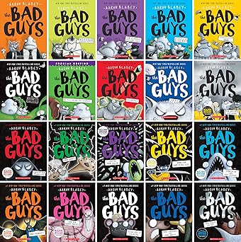 Bad Guys Series Complete Set (Books 1-20): Aaron Blabey: 9781338894646 ...
