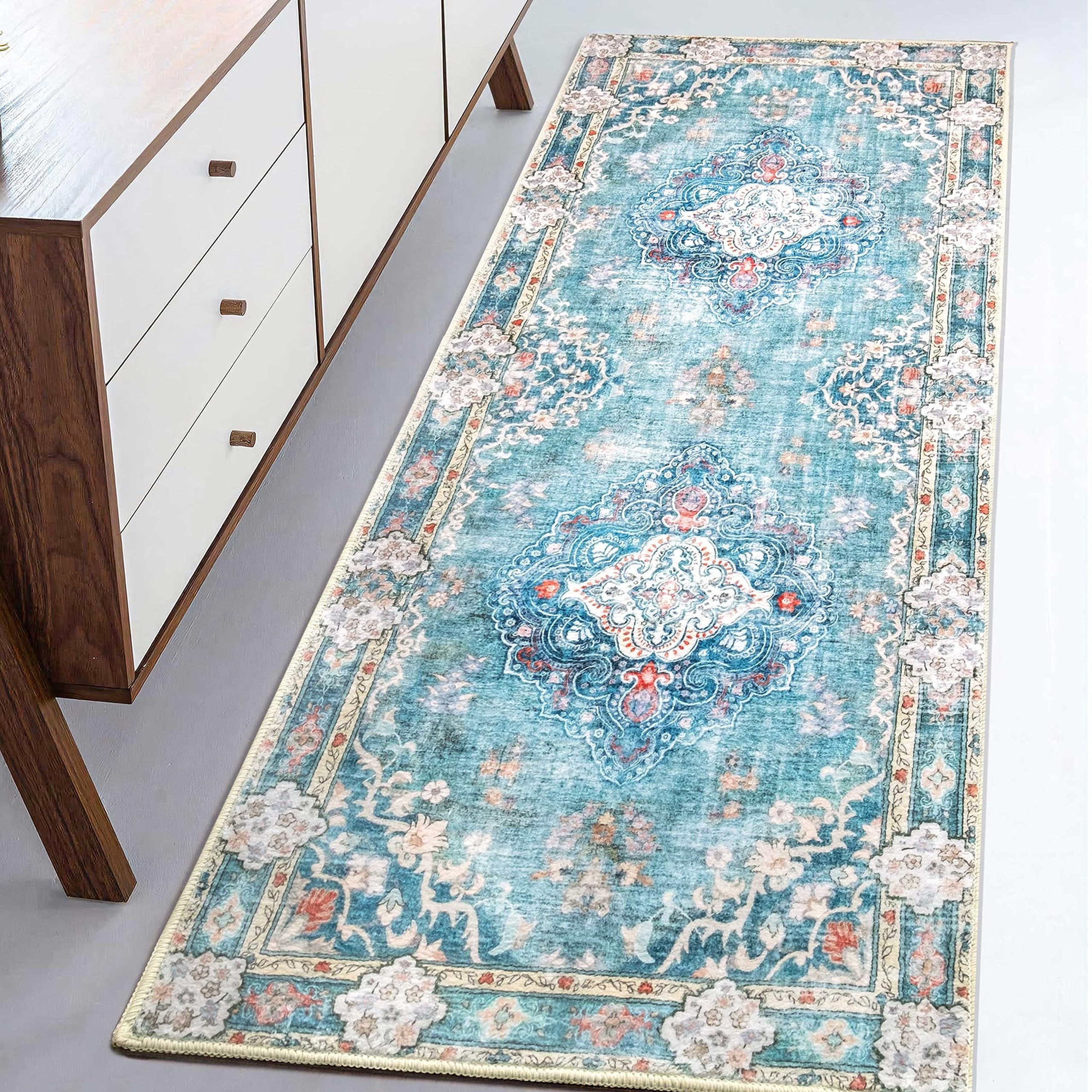 Amazon.com: MUJOO Hallway Runner Rug Machine Washable Runner Rug Non ...