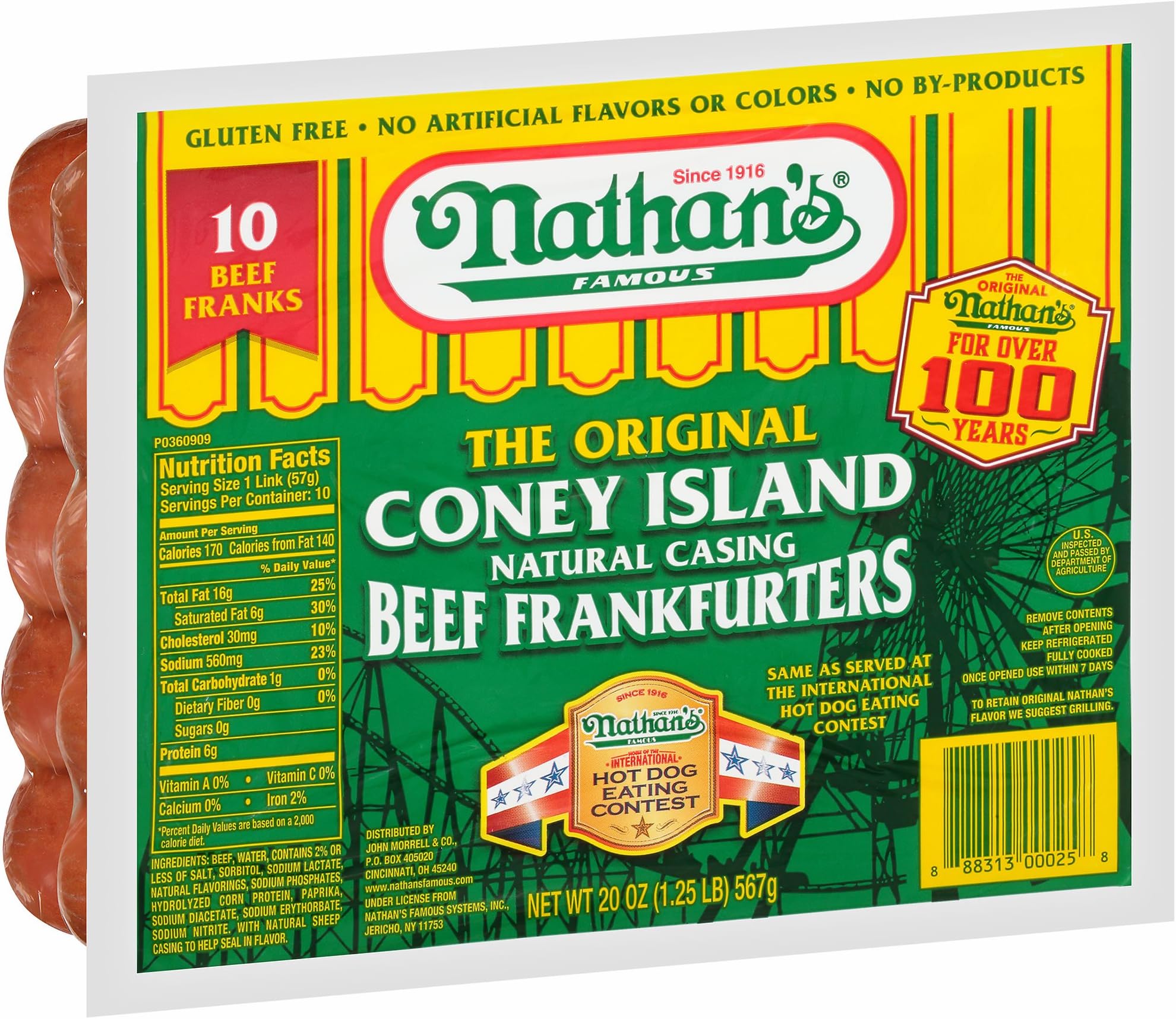 Amazon.com: Zweigles Hot Dogs (12 Packs of 6 Red Hot Dogs and 12 Packs ...