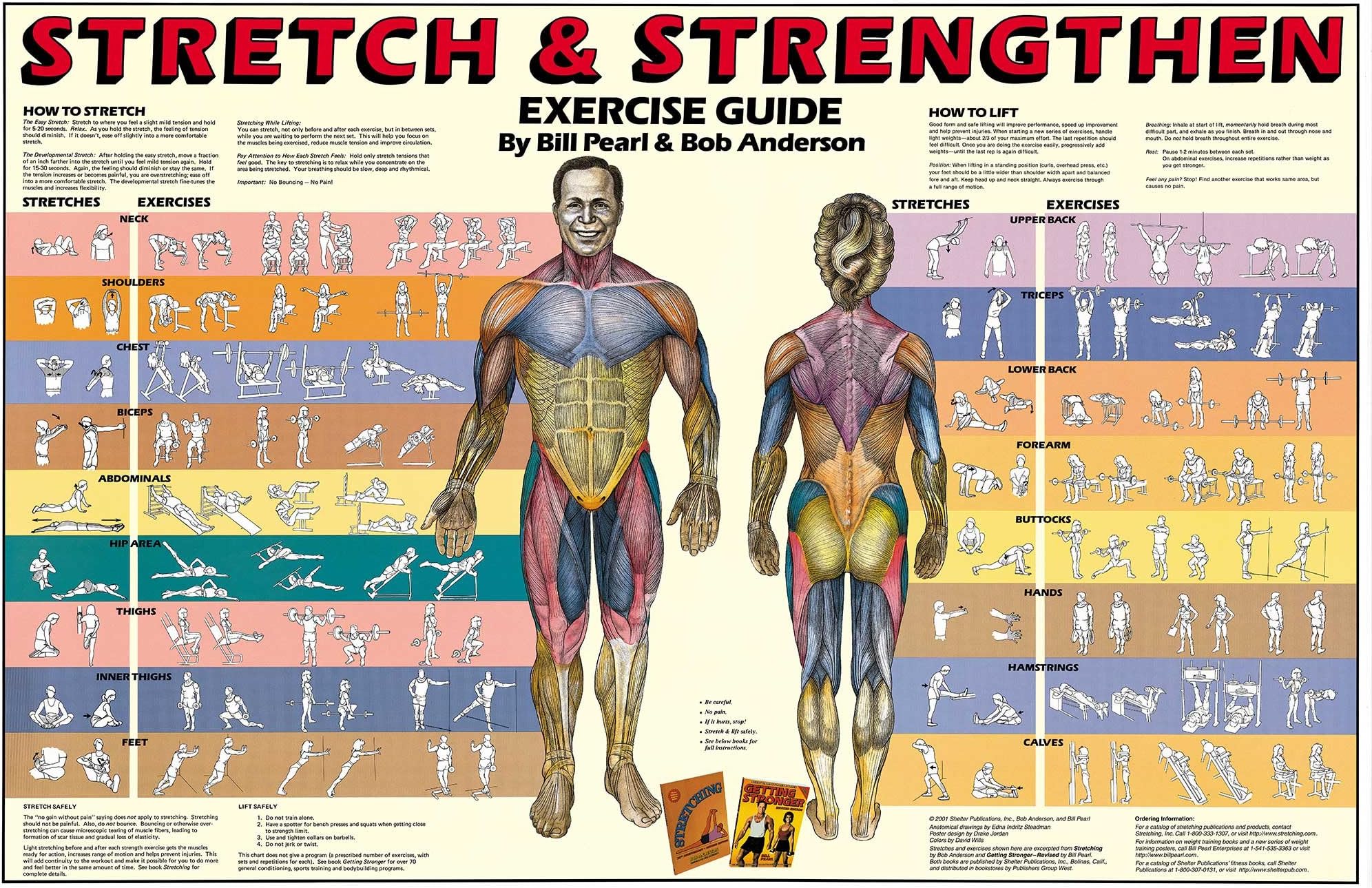 Amazon.com: 101 Stretches Laminated Poster: Prints: Posters & Prints