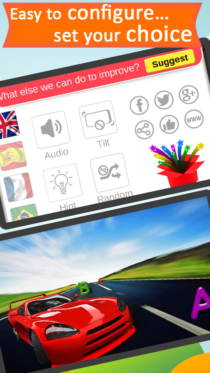 Alphabet car game for kids - App on Amazon Appstore