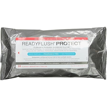 Amazon.com: Medline Readyflush Biodegradable Flushable Wipes, 24 Count ...