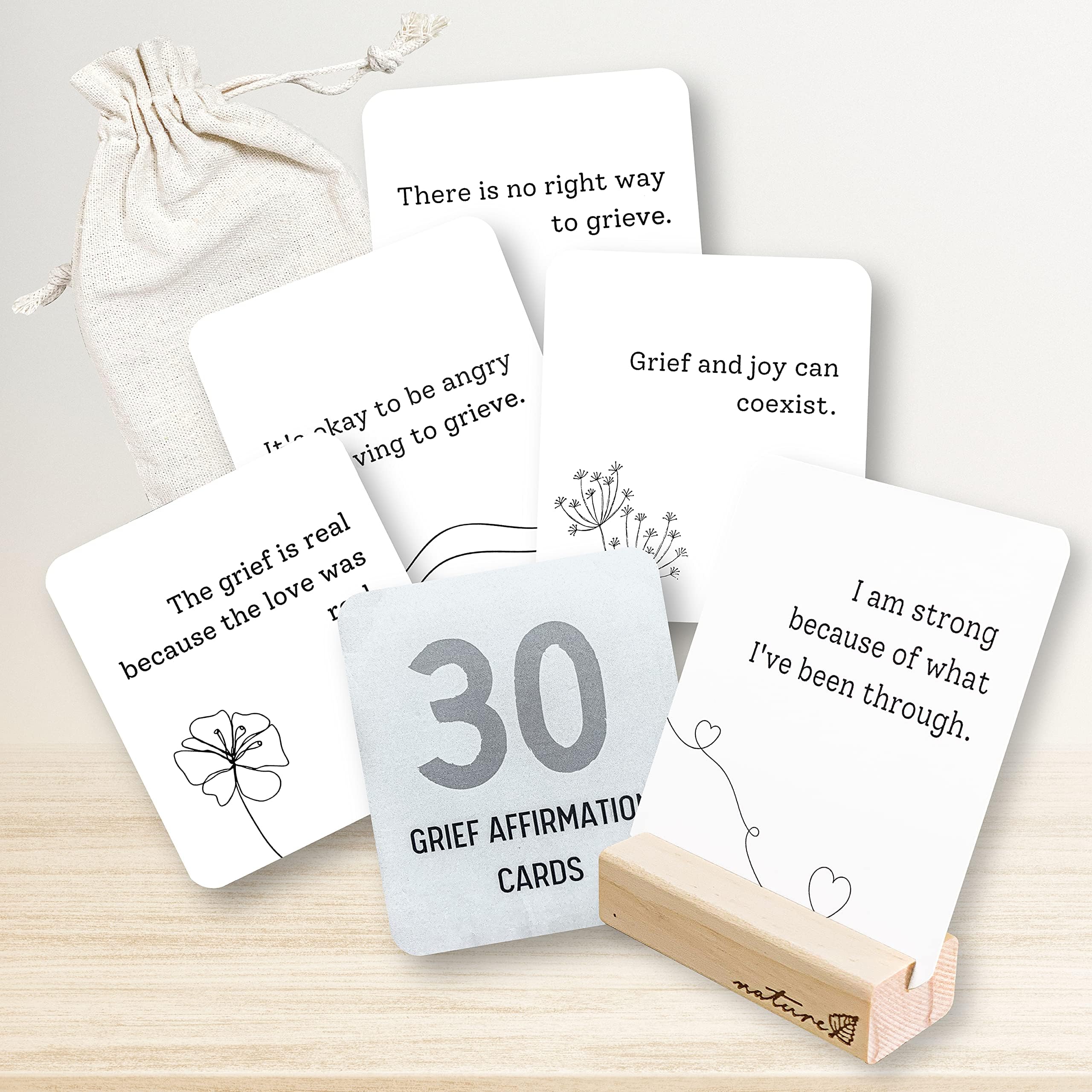 Amazon.com : 97 Decor Healing Grief Affirmation Cards - Grief Gifts for ...
