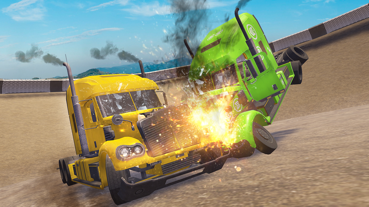 Demolition Car Crash Stunt Game : Monster Truck Destruction Game:Amazon ...
