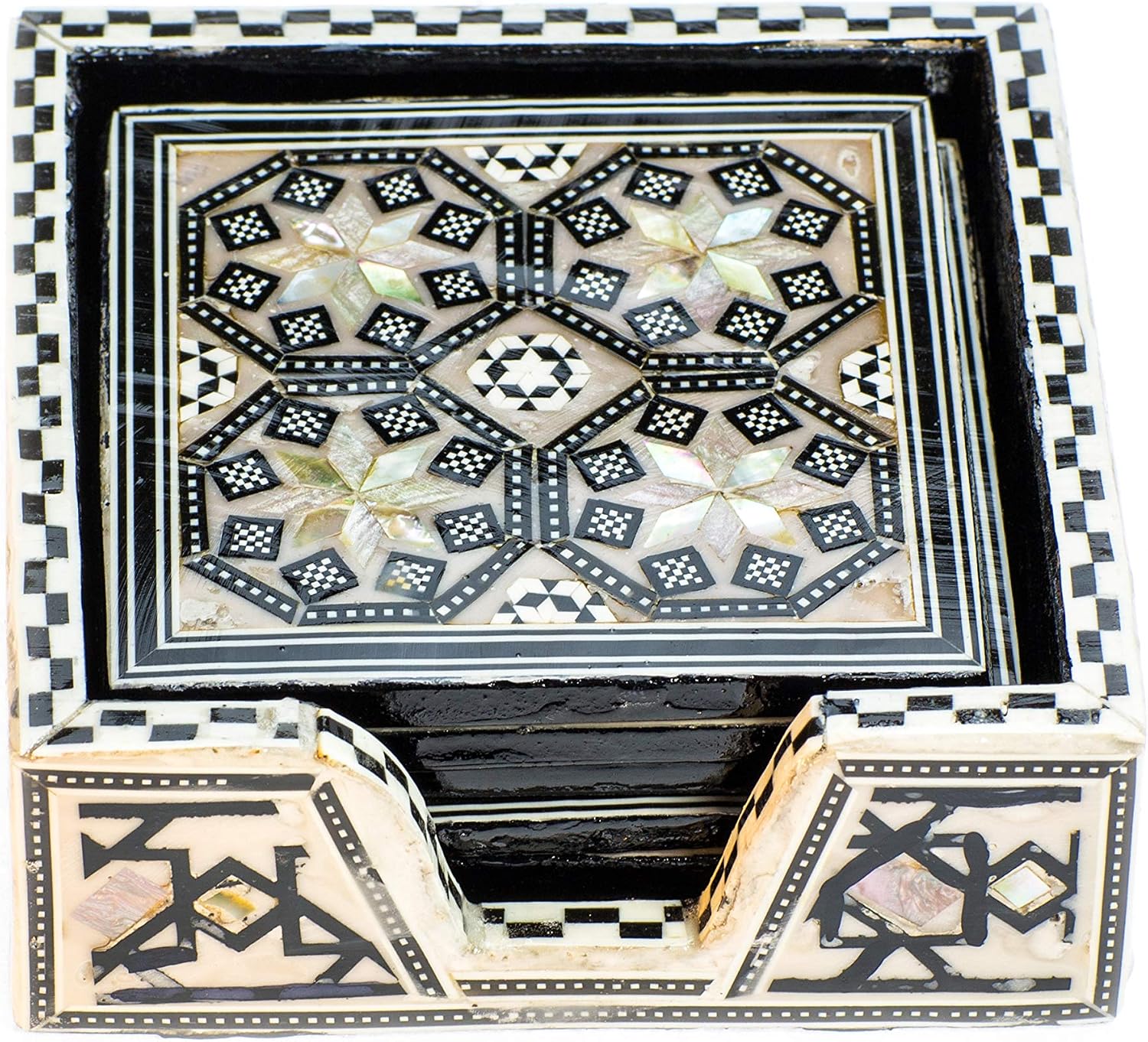 Amazon.com: Arts of Egypt- Elegant Egyptian Inlaid Mother of Pearl 6 ...