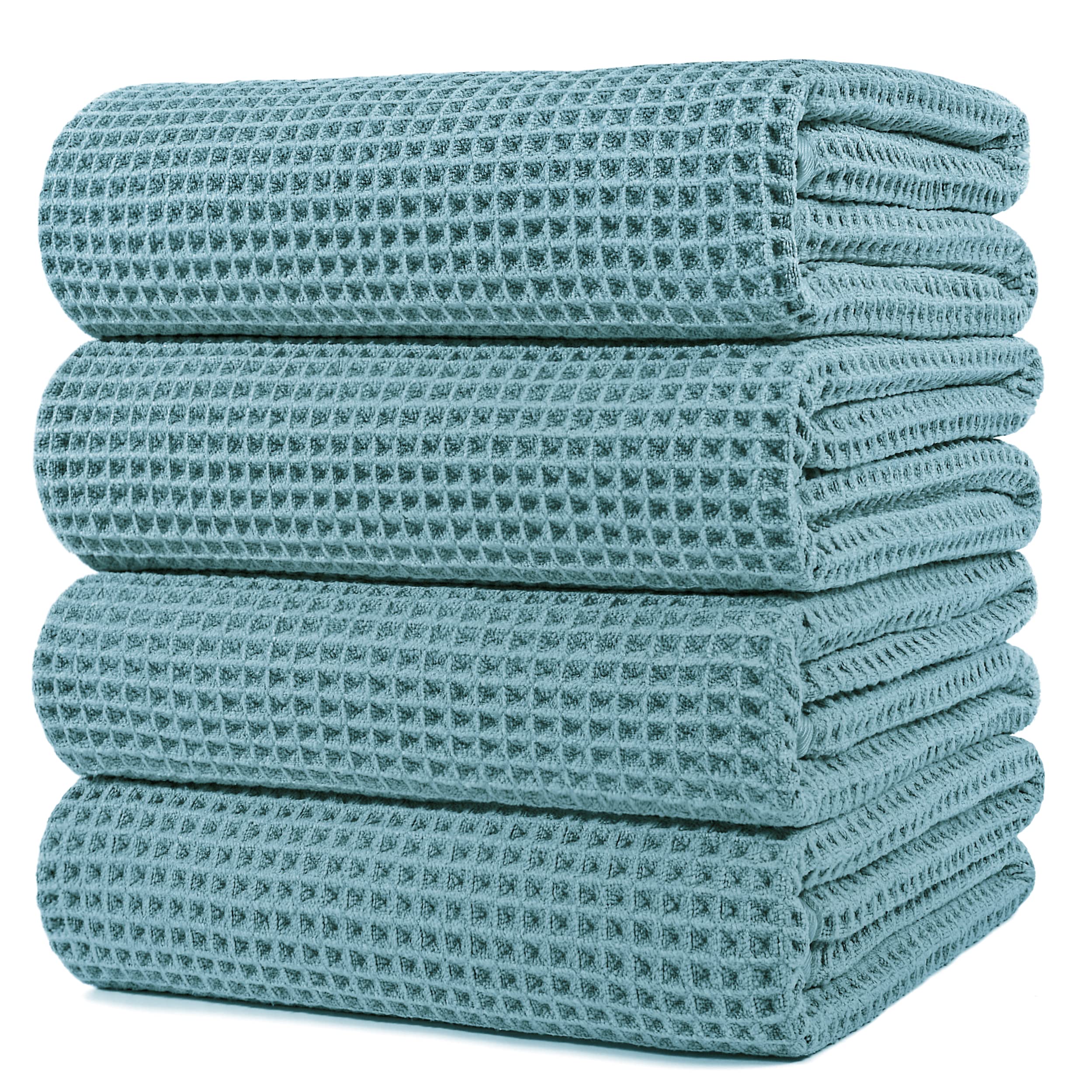 Amazon.com: POLYTE Microfiber Oversize Quick Dry Lint Free Bath Towel ...