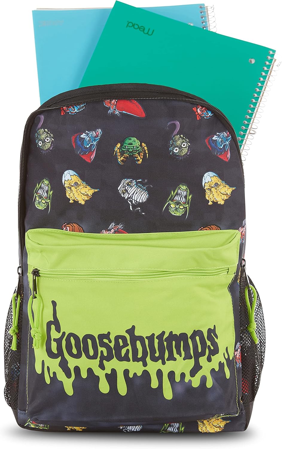 Goosebumps Horror Mask Allover Backpack - Goosebumps Monsters and ...