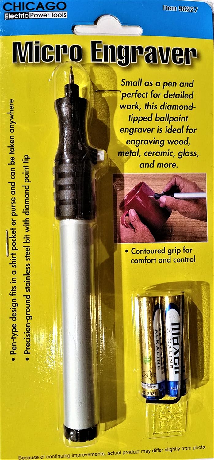 Amazon.com: Cordless Micro Engraver, Diamond-Tipped Ballpoint, Ideal ...