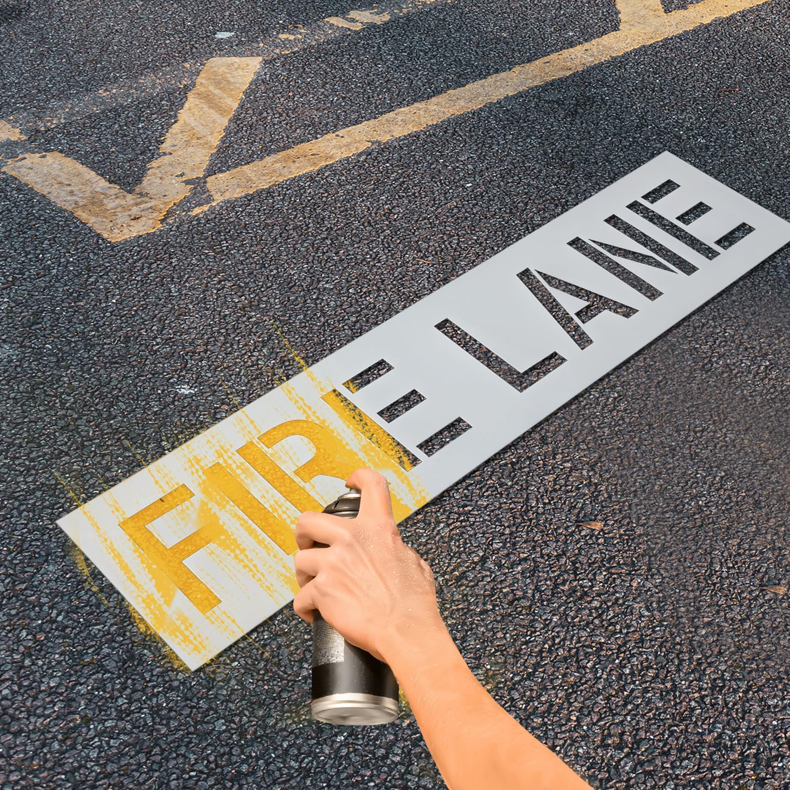 Snapklik.com : Fire Lane No Parking Stencil Set, 256x58 No Parking ...