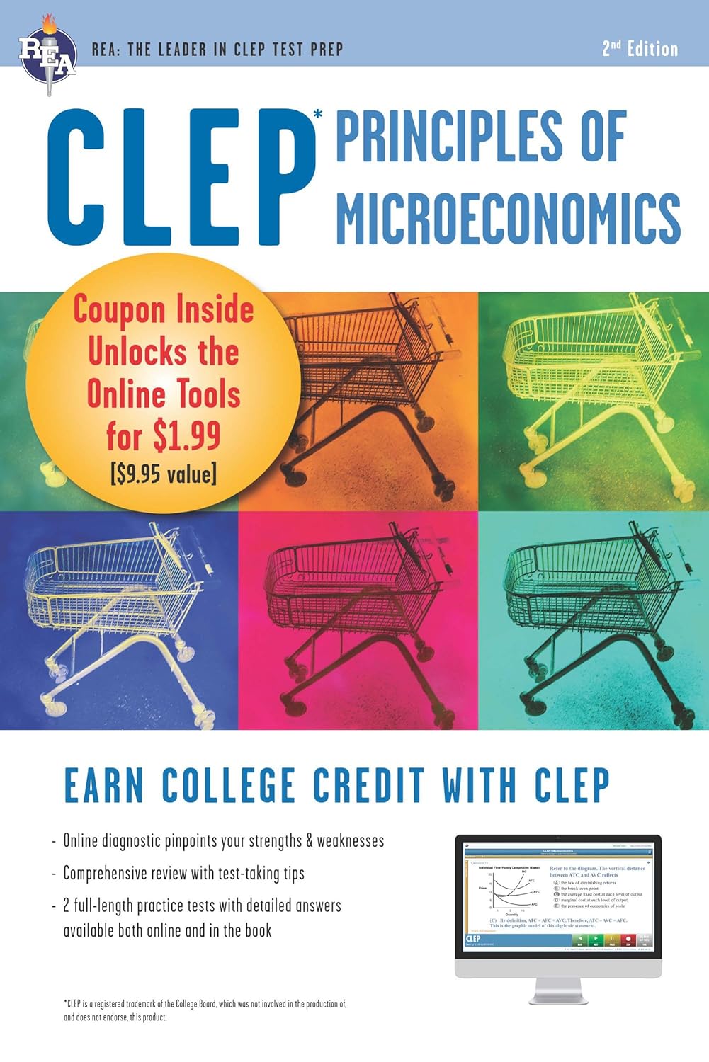 Amazon.com: CLEP® Principles of Microeconomics Book + Online (CLEP Test ...