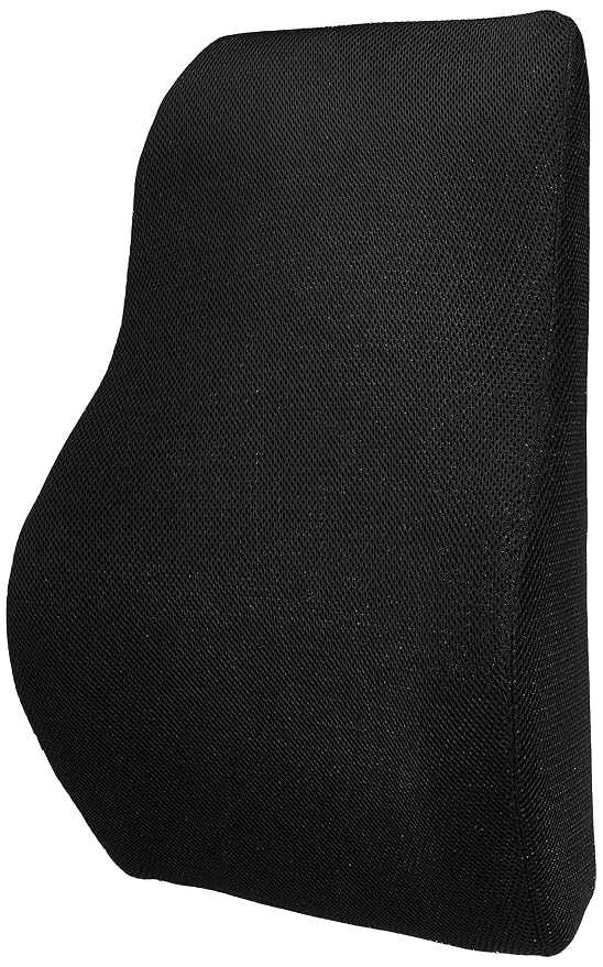 Buy Amazon Basics Backrest Lumbar Support Orthopedic Pillow, Portable ...