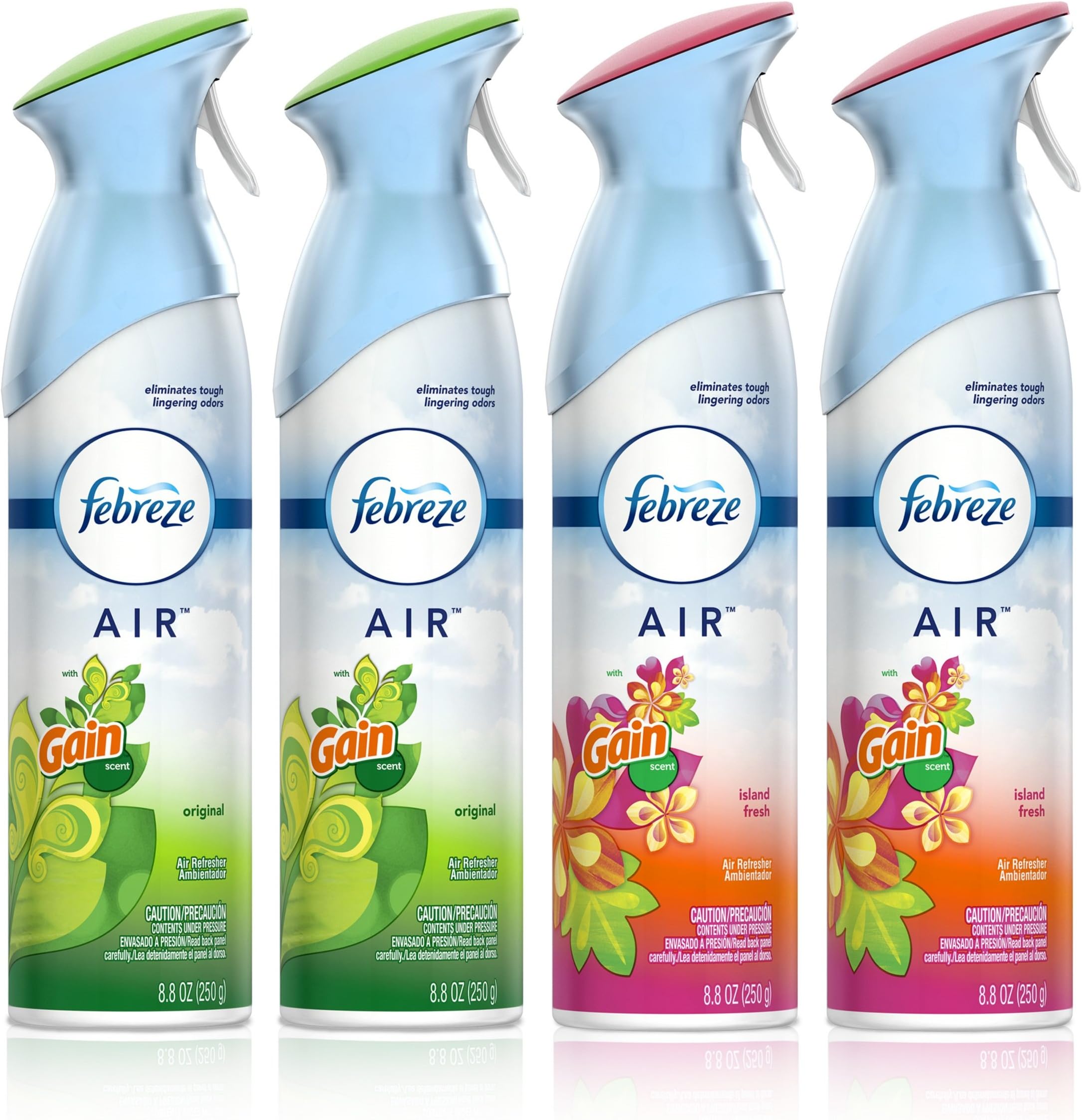 Amazon.com: Febreze Air Freshener and Odor Eliminator Spray, Gain ...